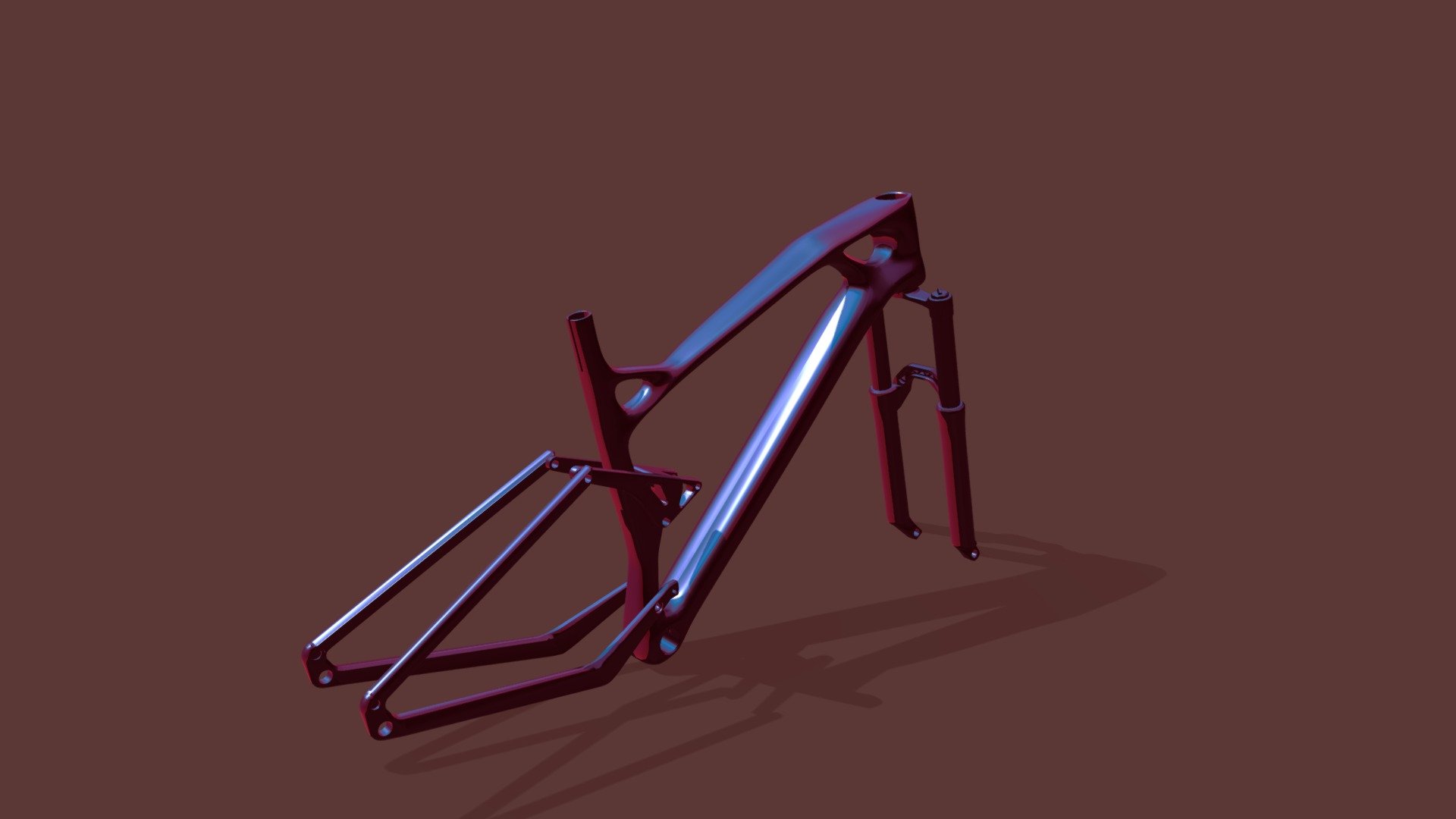 Mountain Bike Frame - 3D model by twomecas [52fb5e2] - Sketchfab