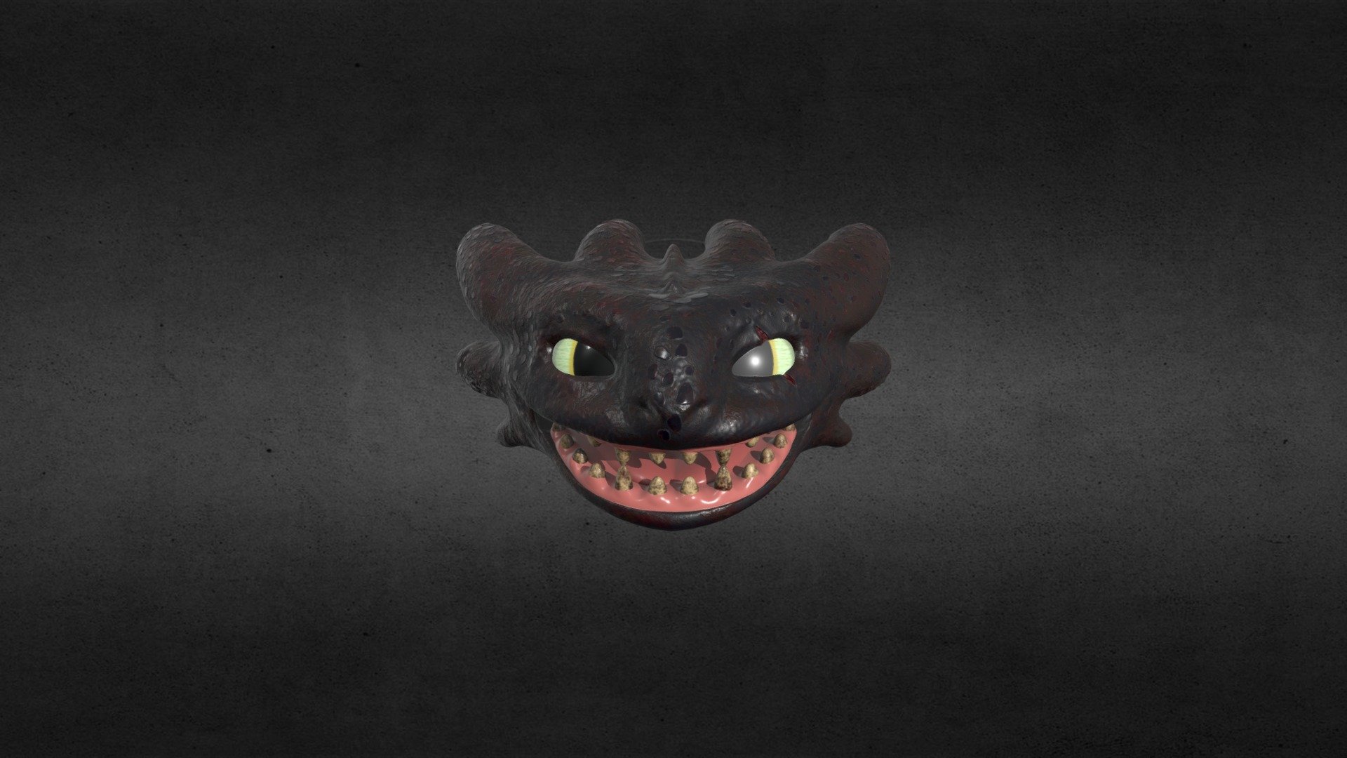 angry toothless - 3D model by samwaldock [52fc160] - Sketchfab