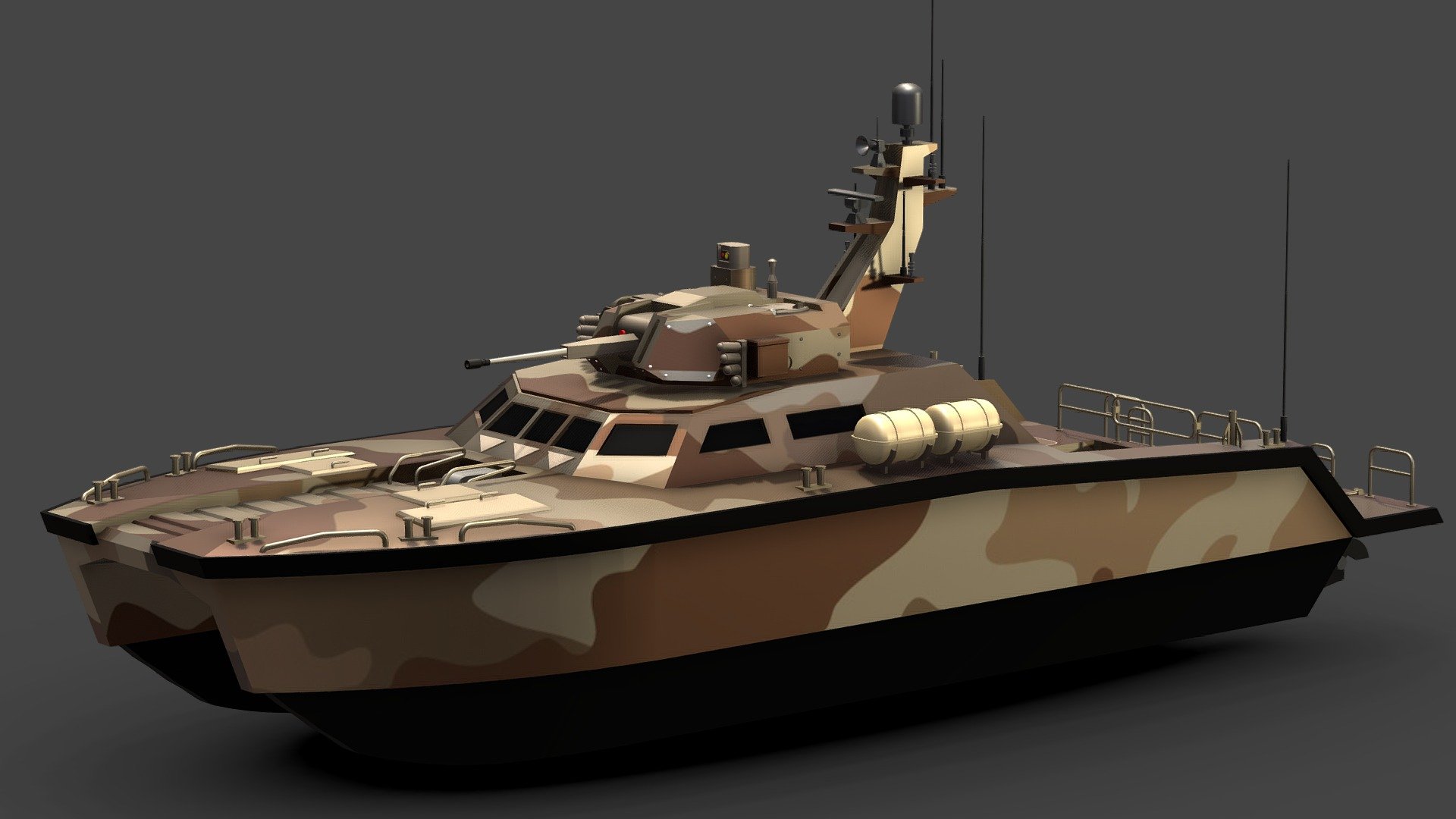 Tank Boat Antasena - Buy Royalty Free 3D model by NA3dmodel [52fd191 ...