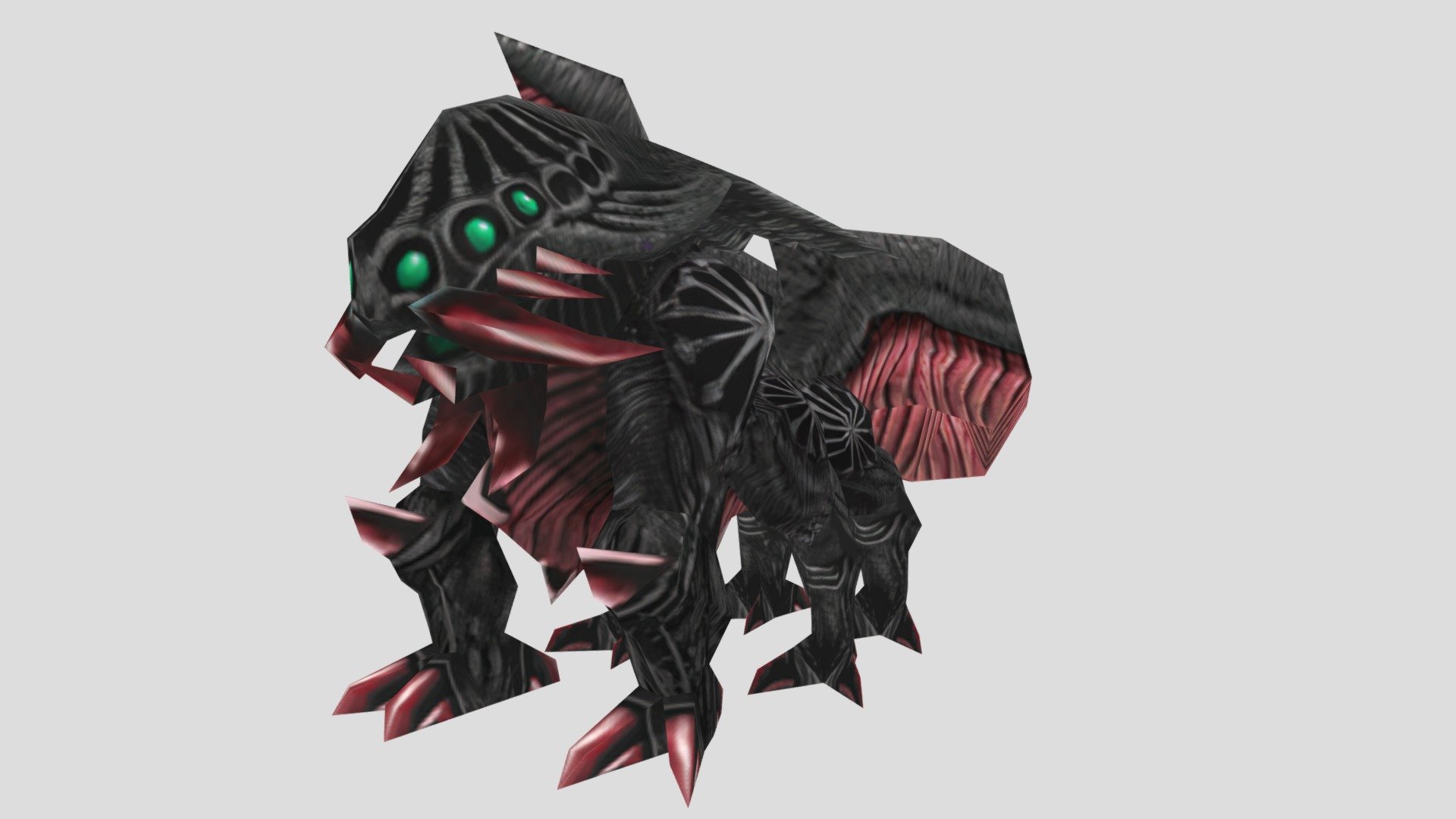 Hexadragon - Final Fantasy VIII - Red - Download Free 3D model by ...