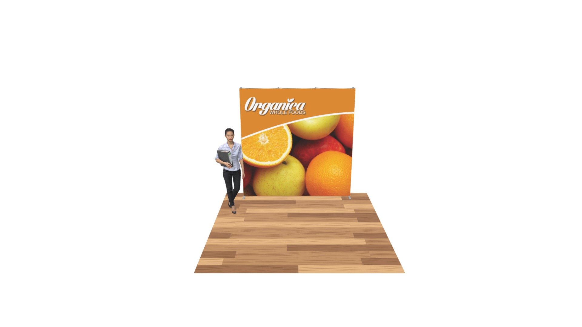 Ready Pop 8x8 Single Sided Display - Download Free 3D model by ...