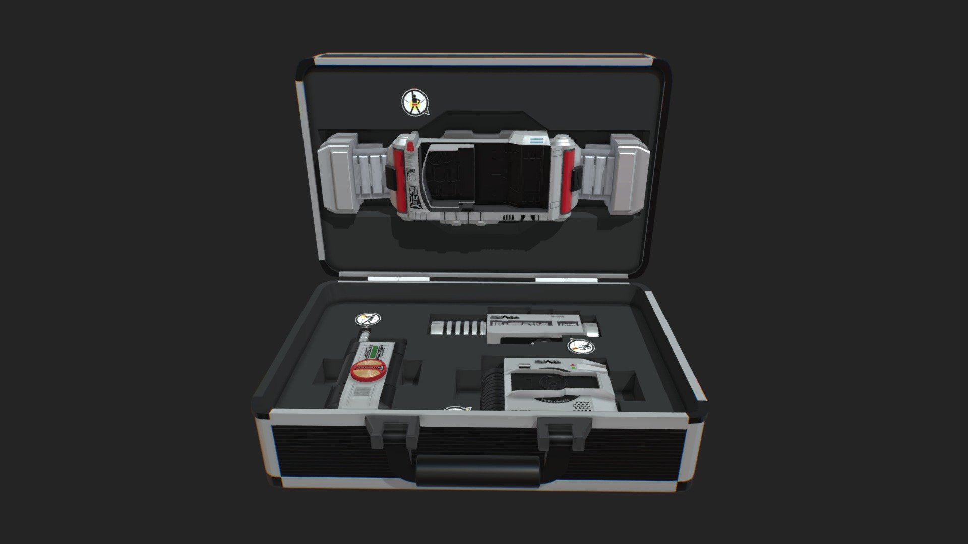 Faiz Gear Case 3D model | Kamen Rider Faiz - 3D model by Ken NCH ...