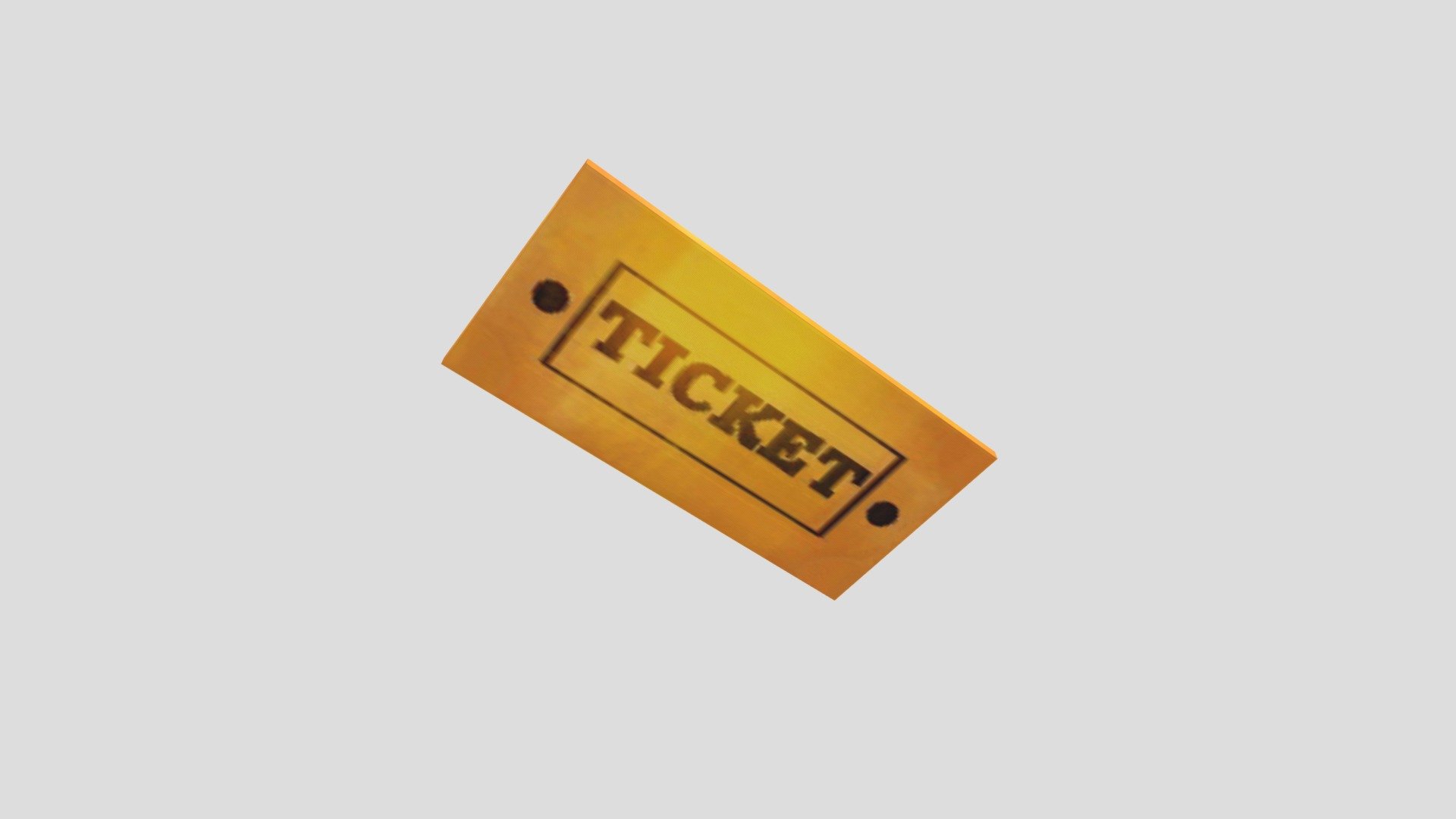 Ticket - Download Free 3D model by caplazavrmem (@Heronzavr) [52ff908 ...