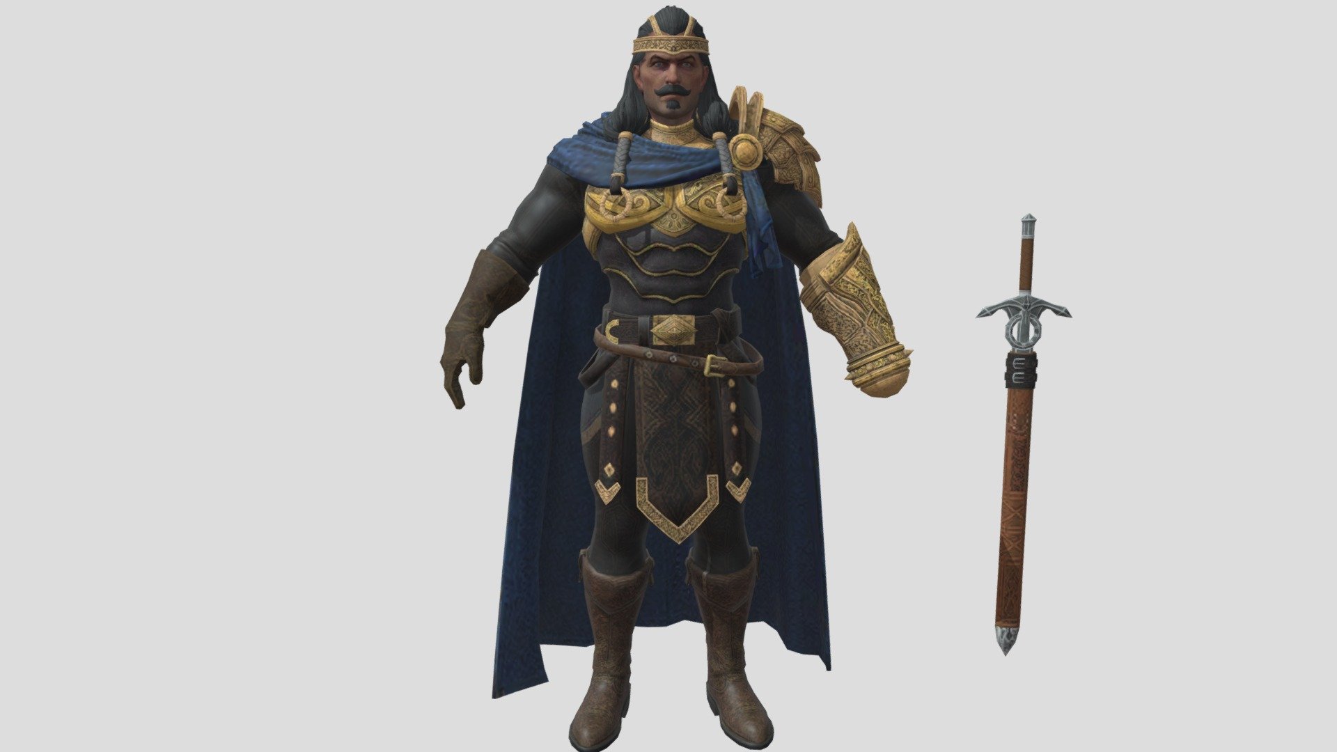 Tyr Odinson(Textured)(Rigged) - Download Free 3D model by 3D MODELS (@3dworldz) [5301d8f ...