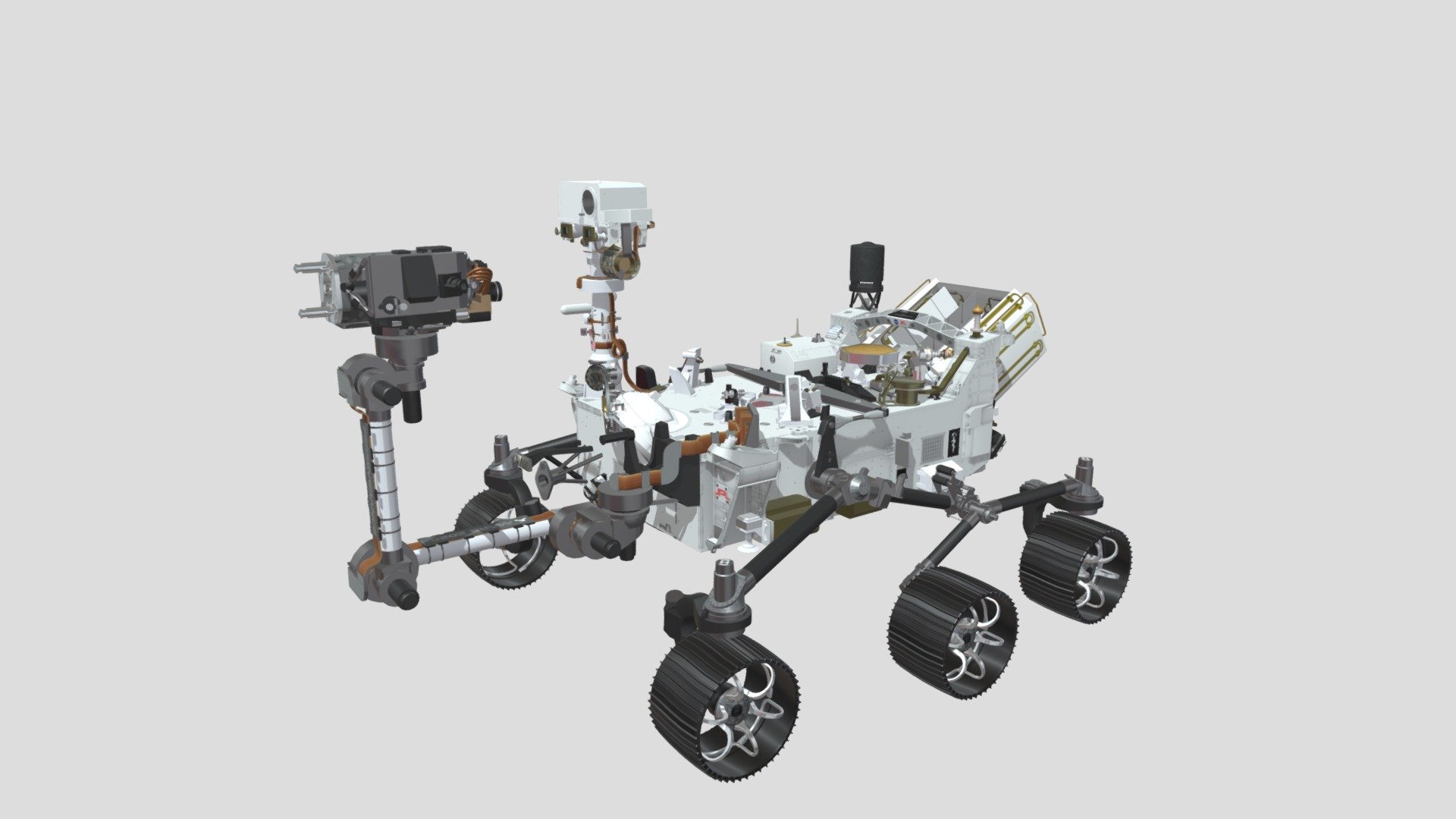 Perseverance Mars rover - Download Free 3D model by Cybertron B-127 ...