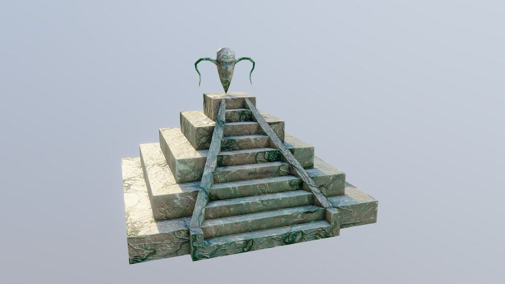 The Stone Pyramid - 3D model by Alekv [53049c7] - Sketchfab