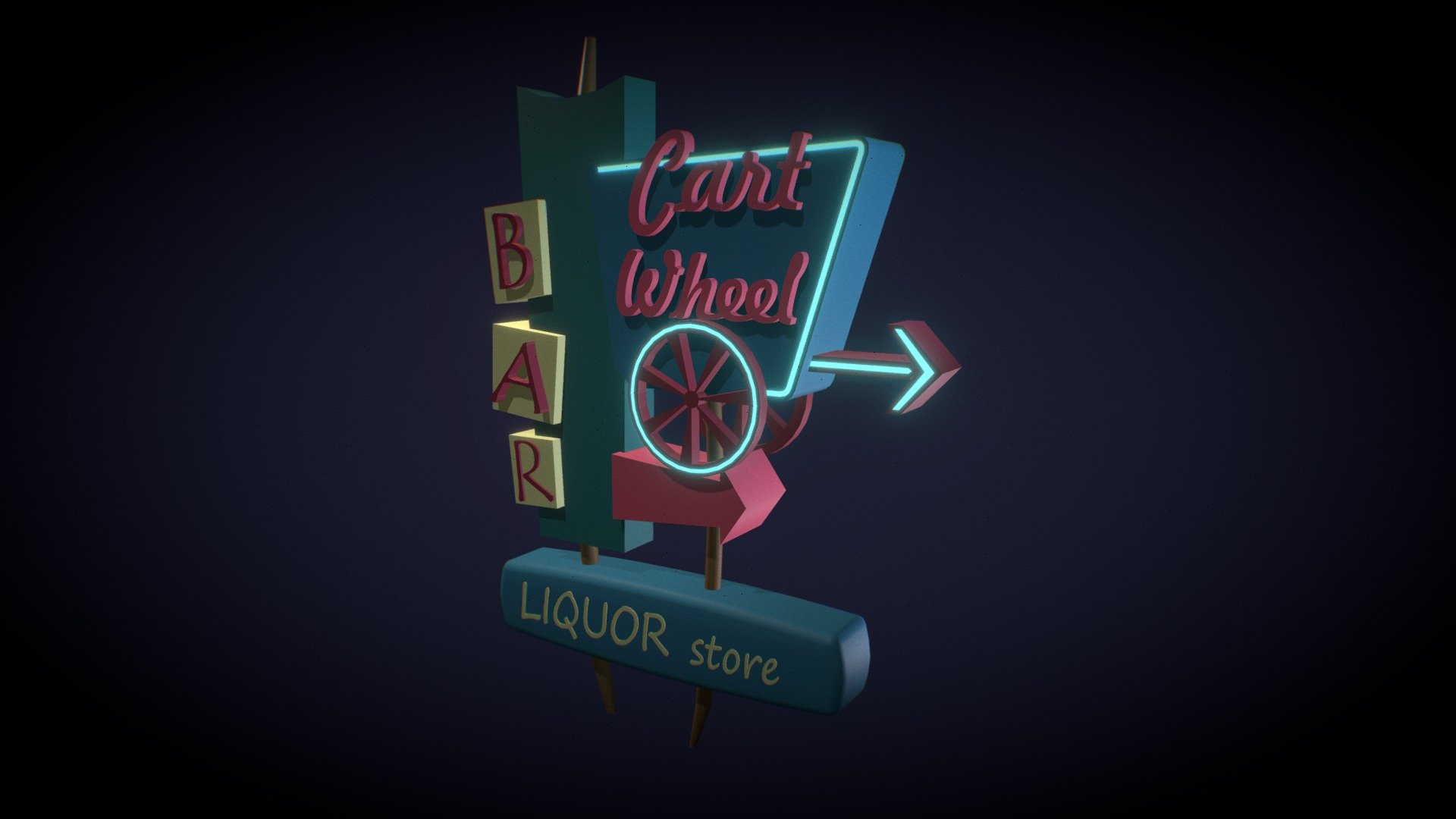 Banner (Retry school) - Download Free 3D model by Gring0 [53054dd] - Sketchfab