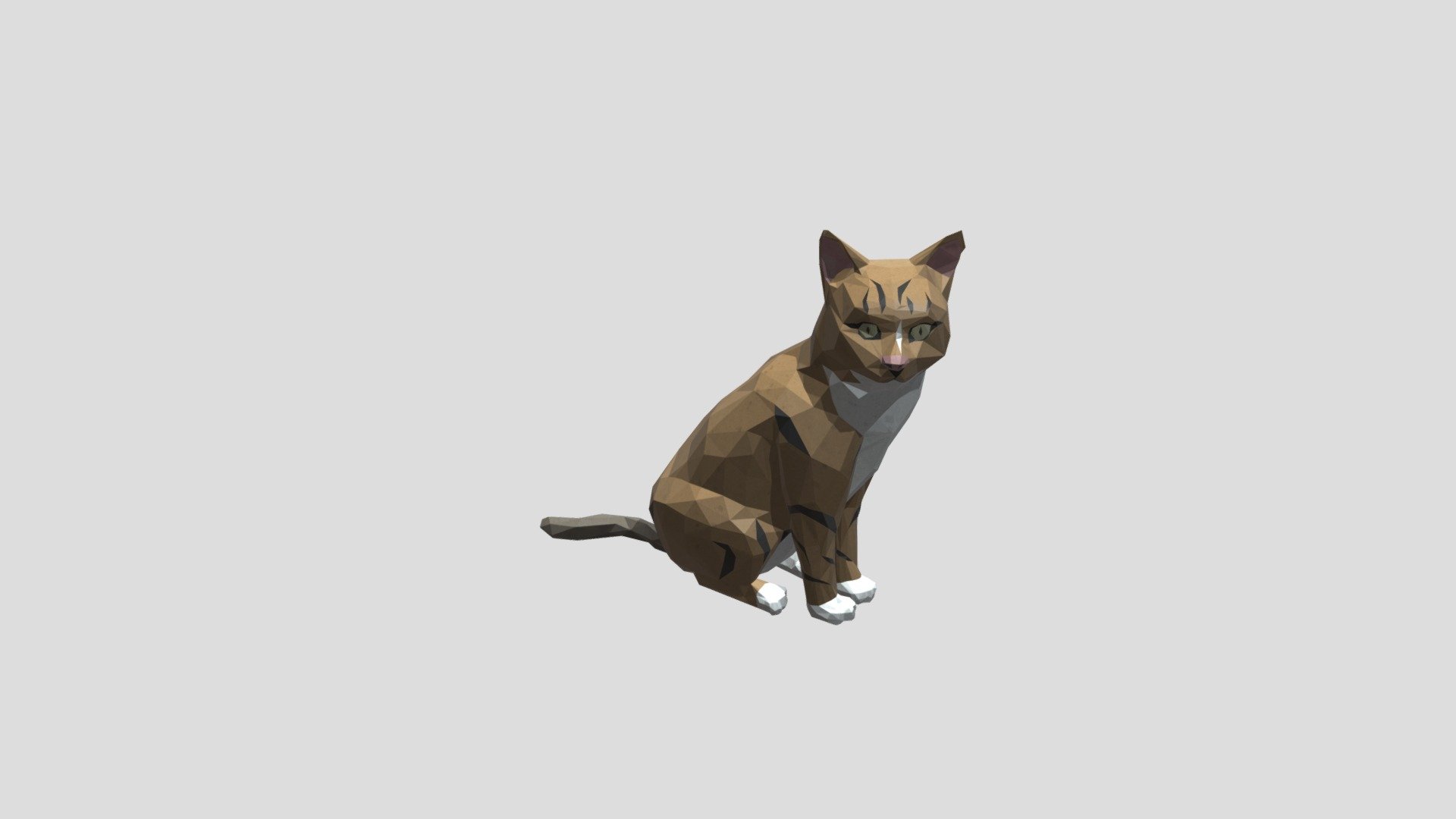 Cat (Low Poly) - 3D model by TdoubleU8 [53056d9] - Sketchfab