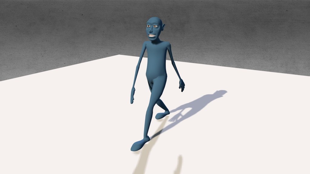 Generic walkcycle - 3D model by Jéssica Carriço (@JessicaCarrico ...