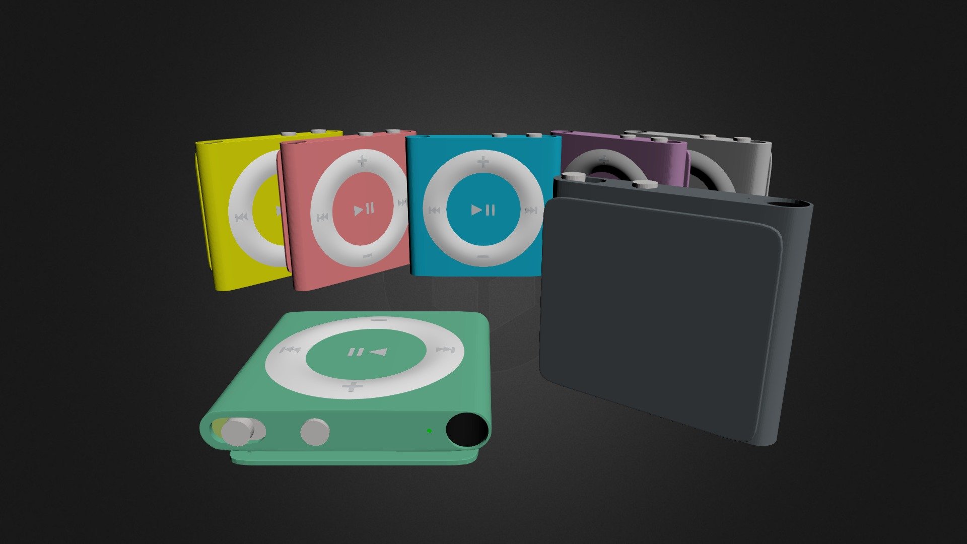 iPod Shuffle - 3D model by MarioMan (@smarioman) [5306a5c] - Sketchfab