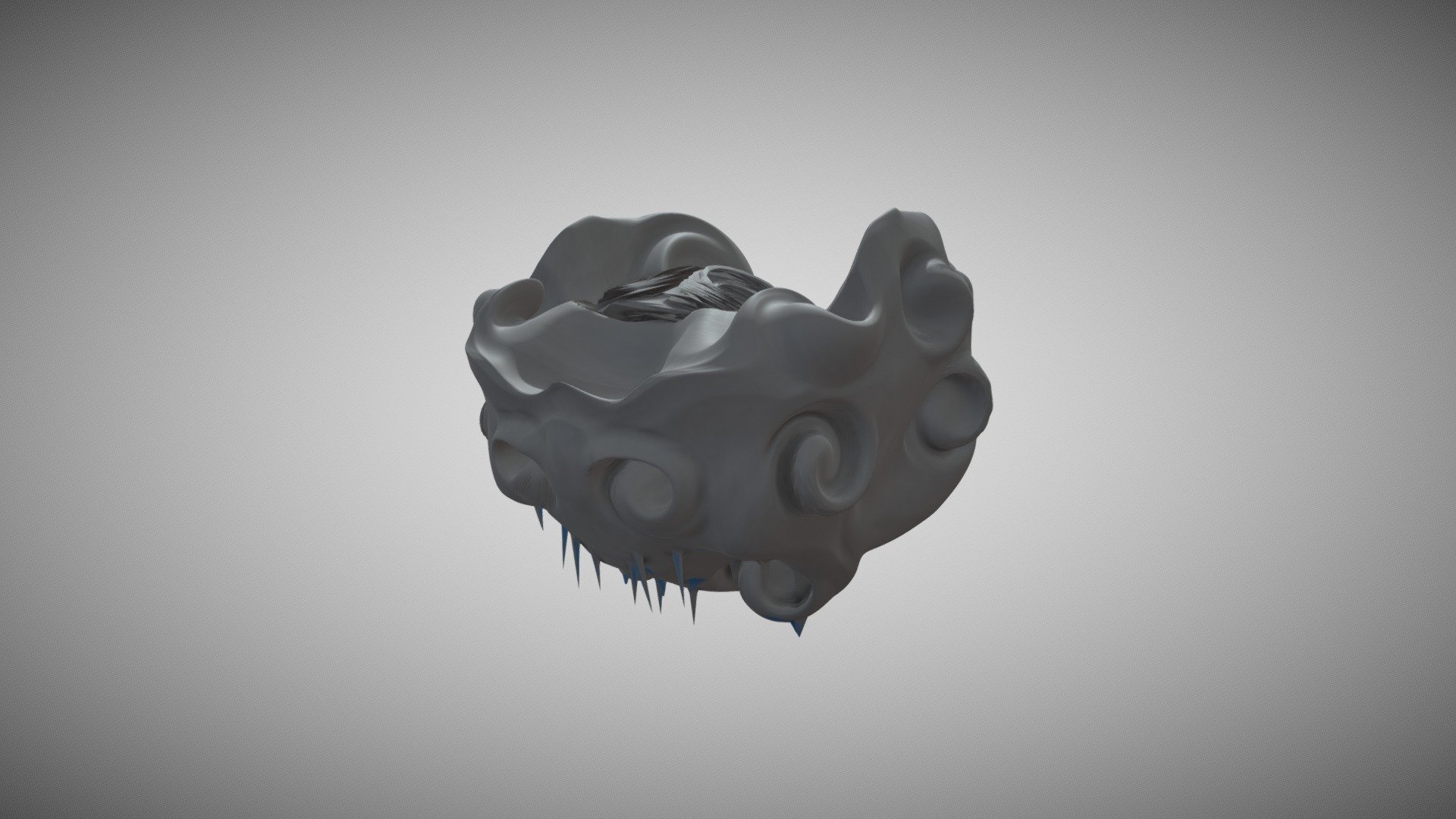 cartoon rain cloud - 3D model by organ collector (@jtaylor27) [5306eef ...