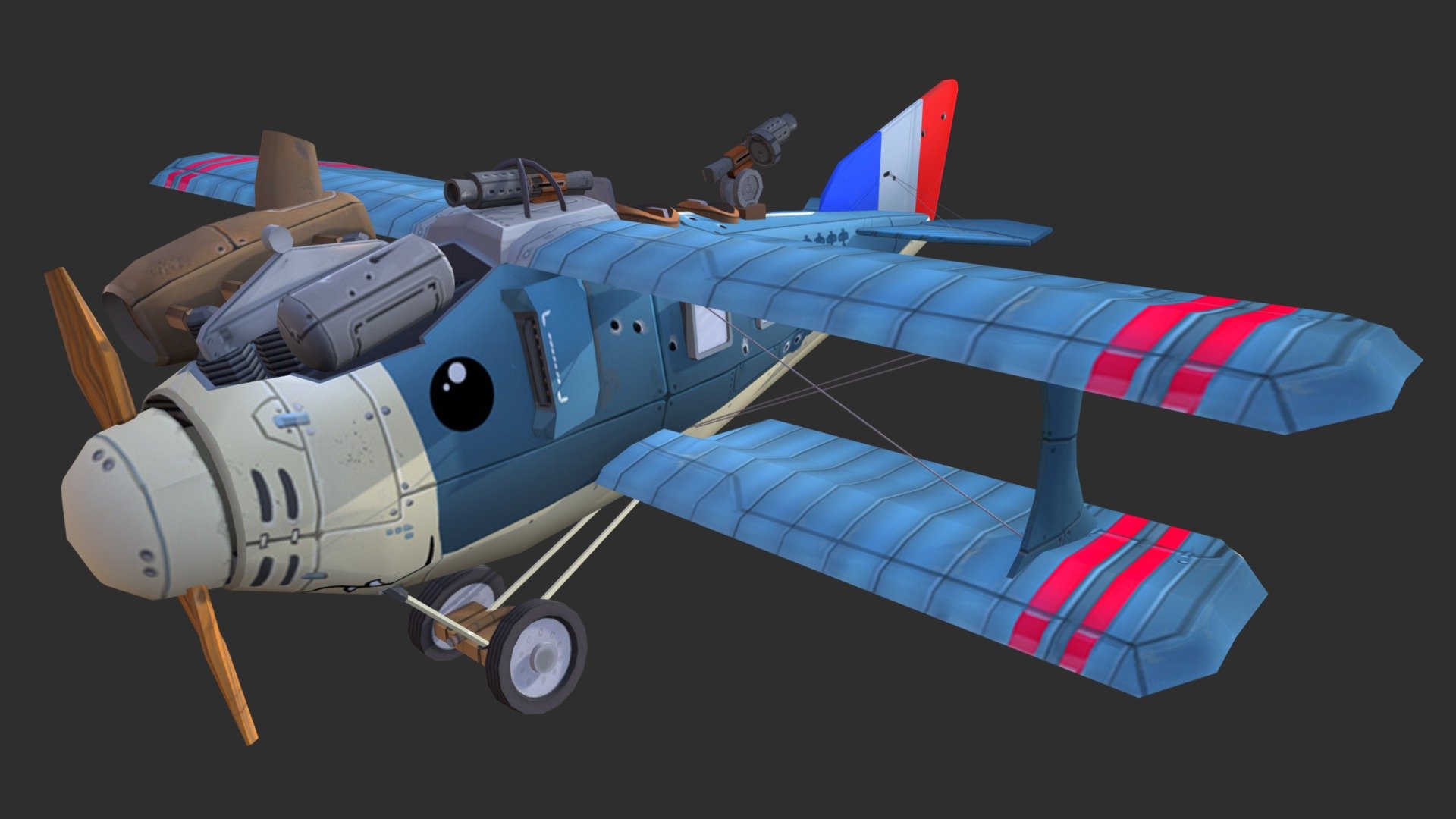 WW1 Stylized Plane "LFG Roland c.II" - 3D model by Peter_Elias [5307ec5 ...