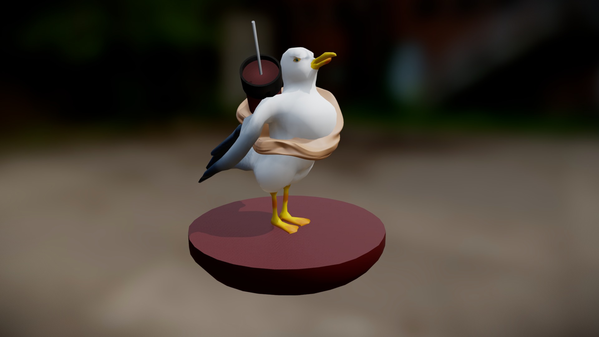 Seagull - 3D model by rosalie26 [5309820] - Sketchfab