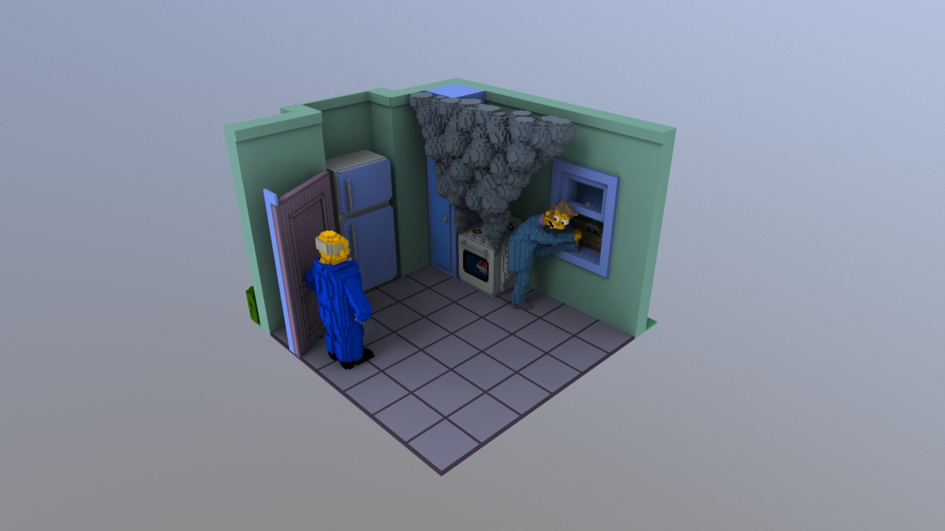 Steamed Hams but it's Isometric Exercise - 3D model by Setsune [5309d7b ...