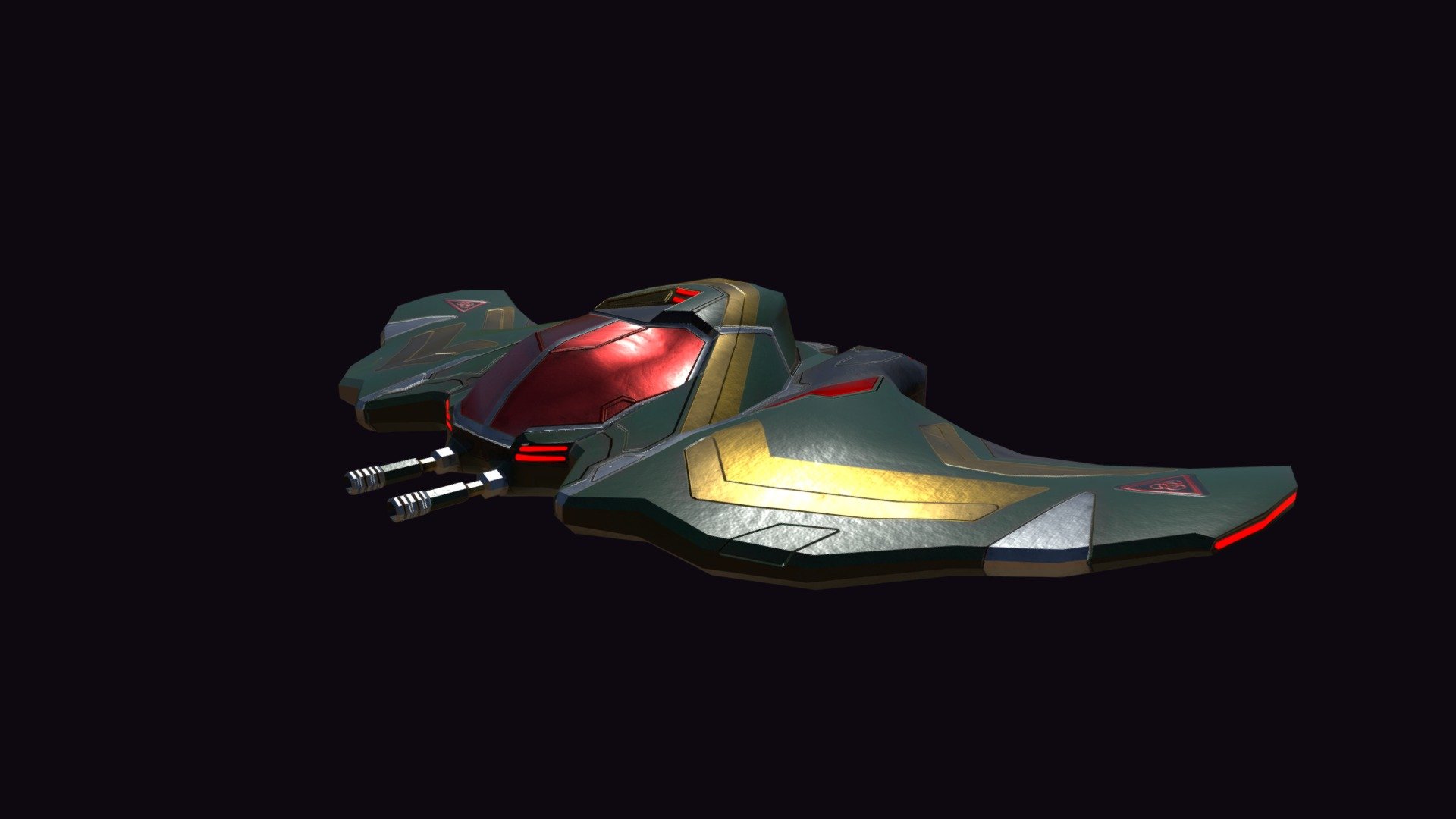 Alien Military Aircraft - Download Free 3D model by Rob_scikor [5309fc6 ...