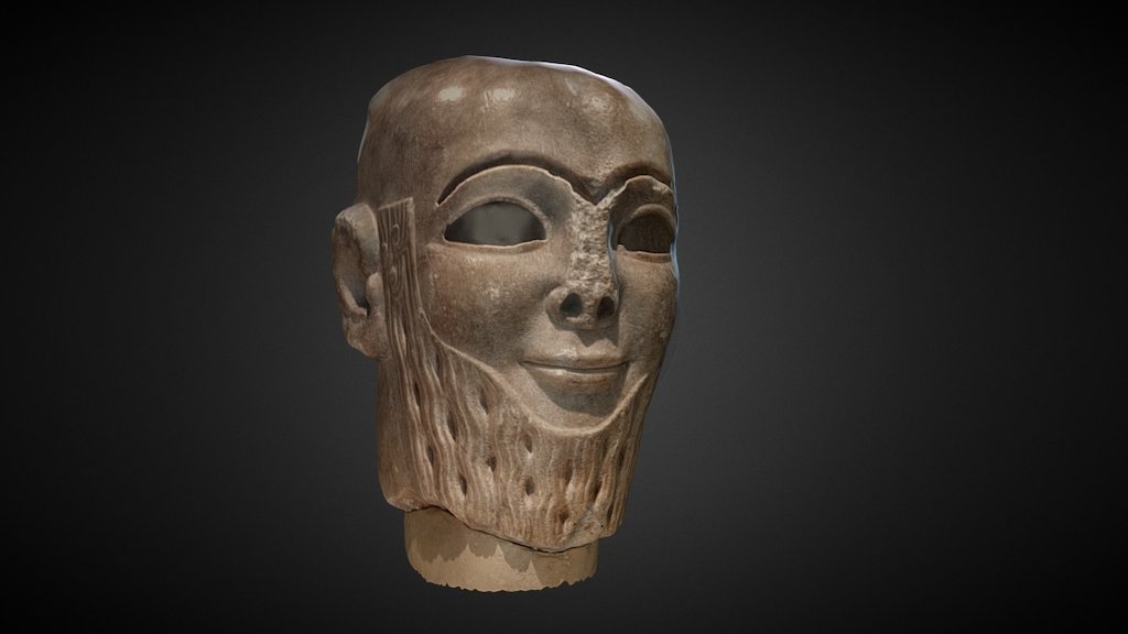 Sumerian Head - 3D model by hadassahphoto [530aed6] - Sketchfab