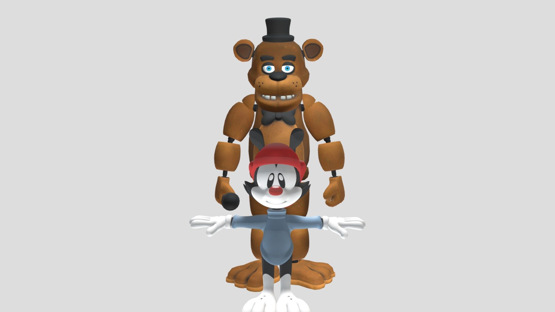 Fnaf - Download Free 3D model by CyberChimp (@SonicTH-) [530bfe2 ...