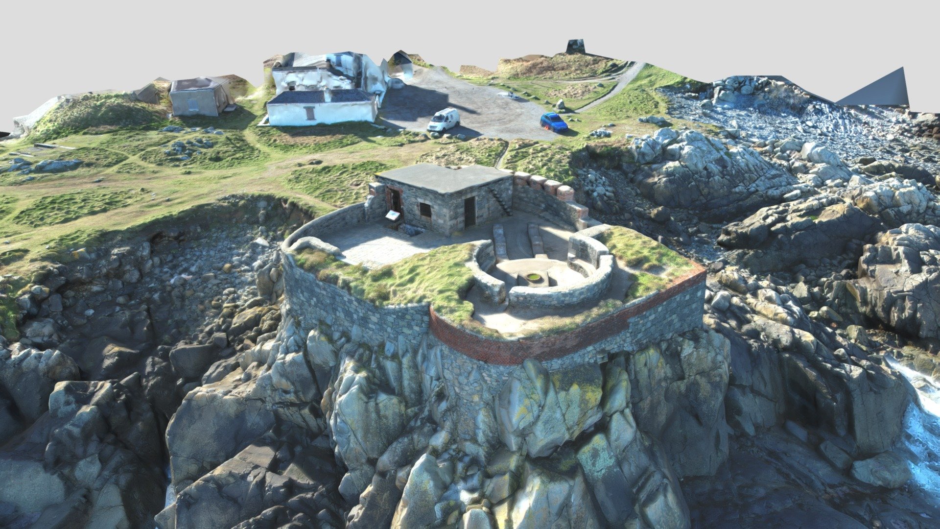 Fort Doyle, Guernsey - 3D model by JudgeDrone [530c272] - Sketchfab