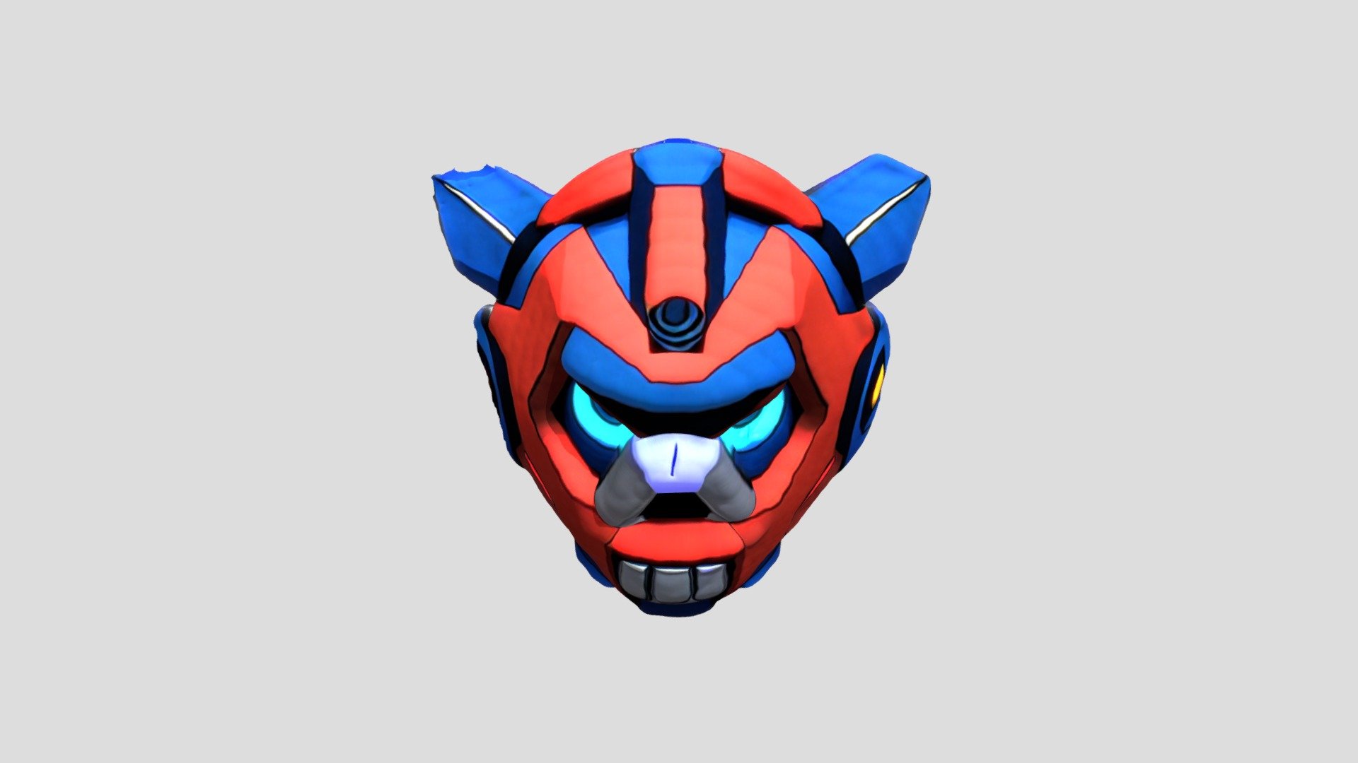Helmet Mask Robot Cartoon 1212 - Download Free 3D model by klrxyz ...