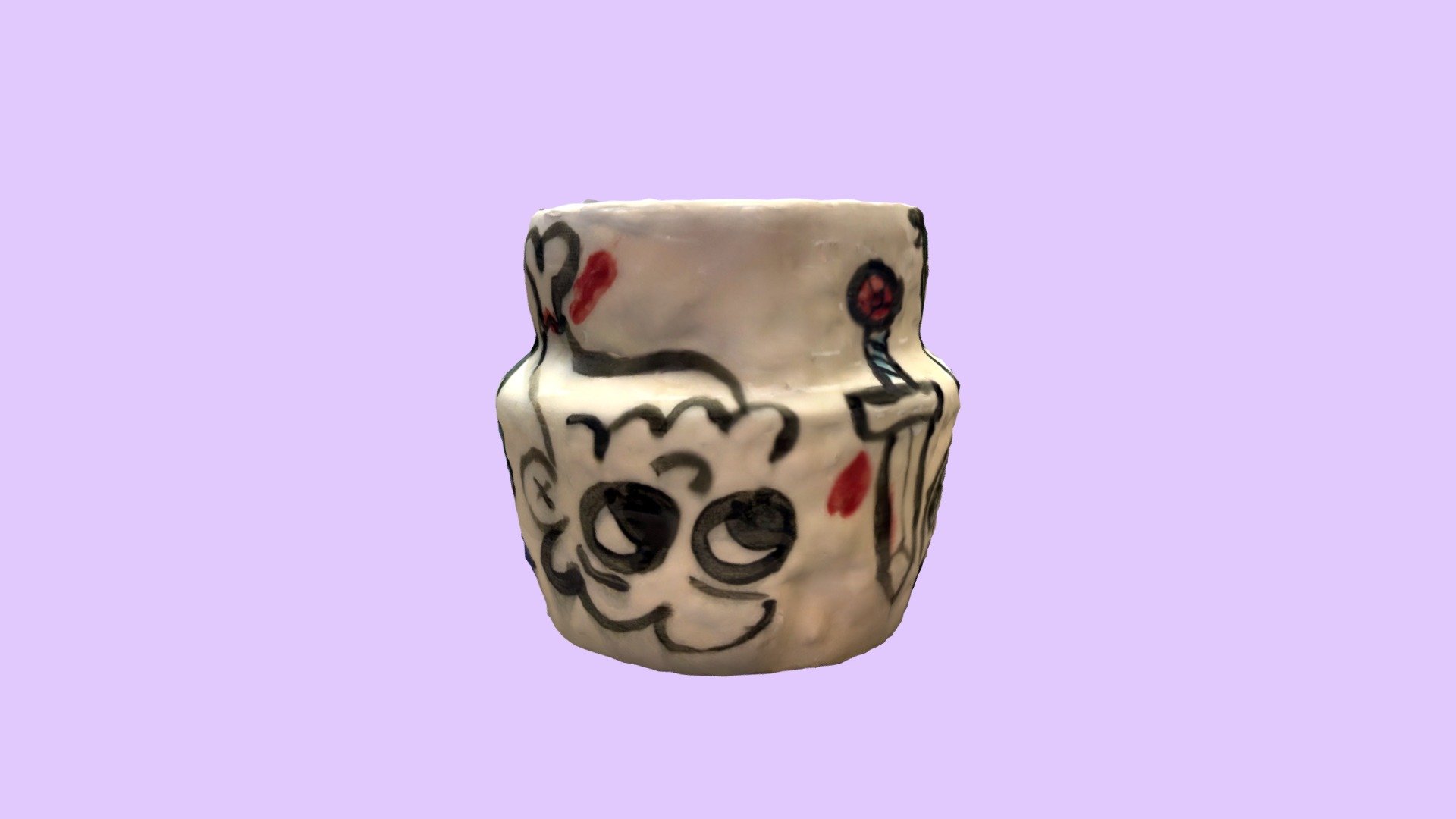 doodle pot - 3D model by mikemakespots [530e5ce] - Sketchfab