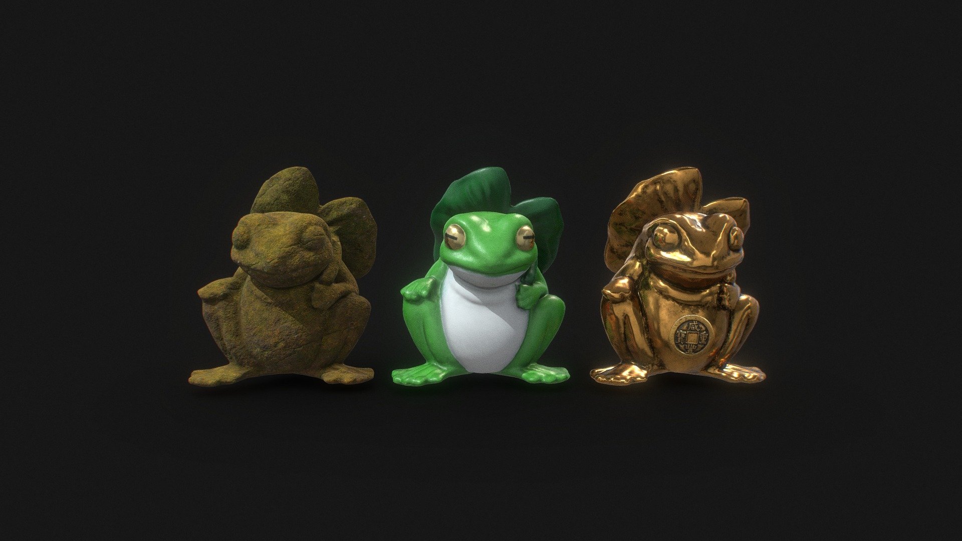 FROGGY photogrammetry (lowpoly mesh) - Download Free 3D model by roko ...