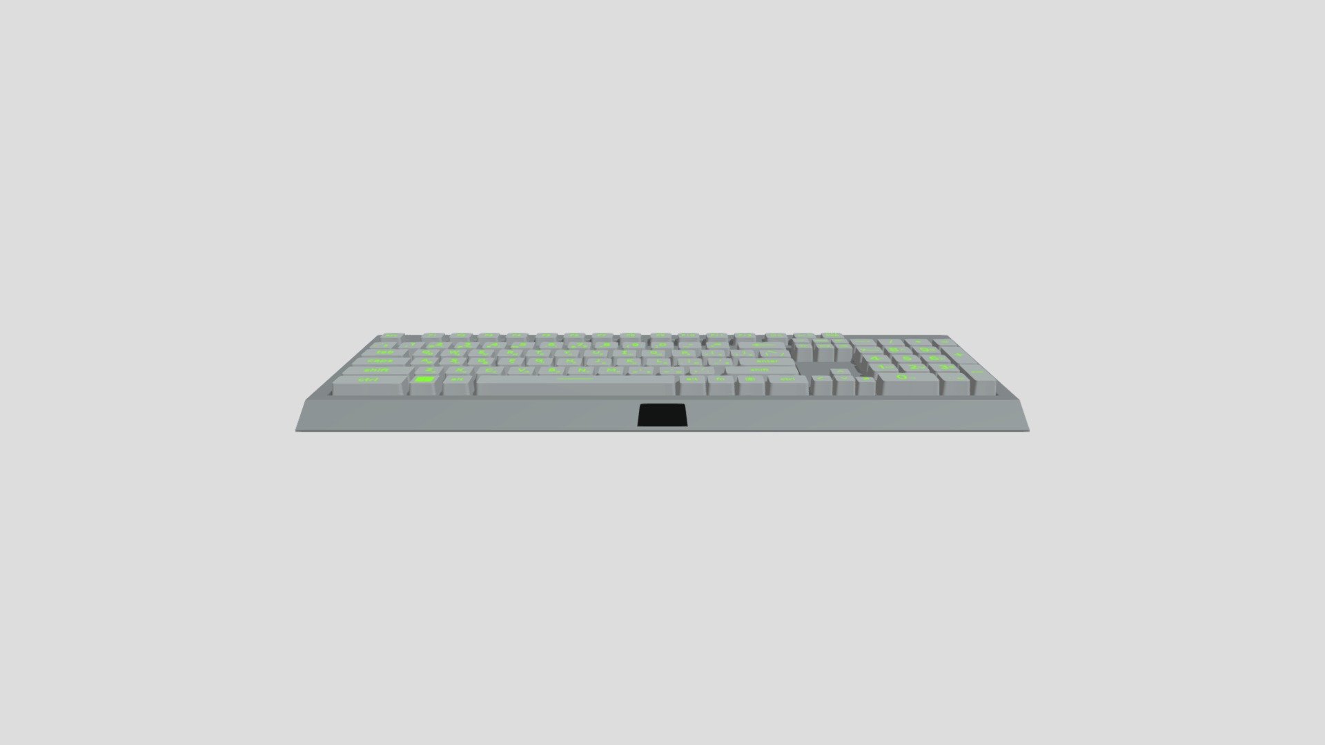 Keyboard Razer - Download Free 3D model by 3Dshim (@gokorvlad) [530f59b ...