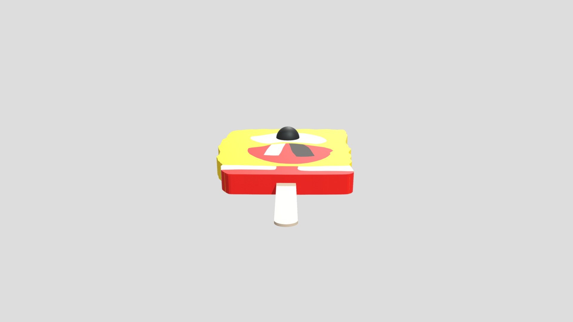 Spongebob Popsicle (with 1 Eye) - Download Free 3D model by ...