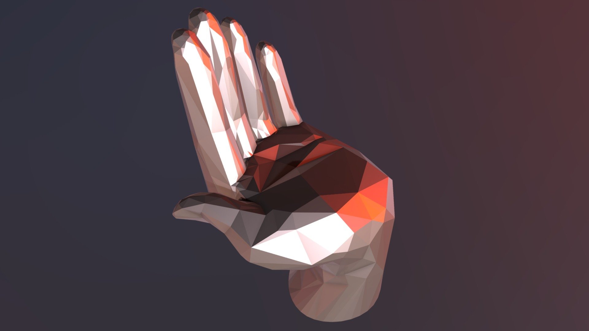 HAND LOWPOLY - Buy Royalty Free 3D model by DTA DESIGN STUDIO ...
