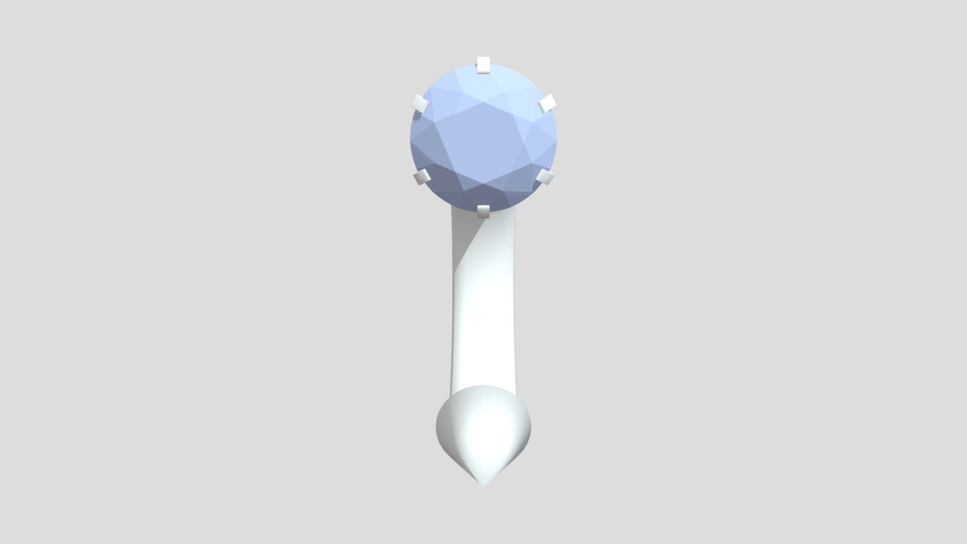 Diamond Belly Ring - Download Free 3D model by Harqo (@harqogames ...