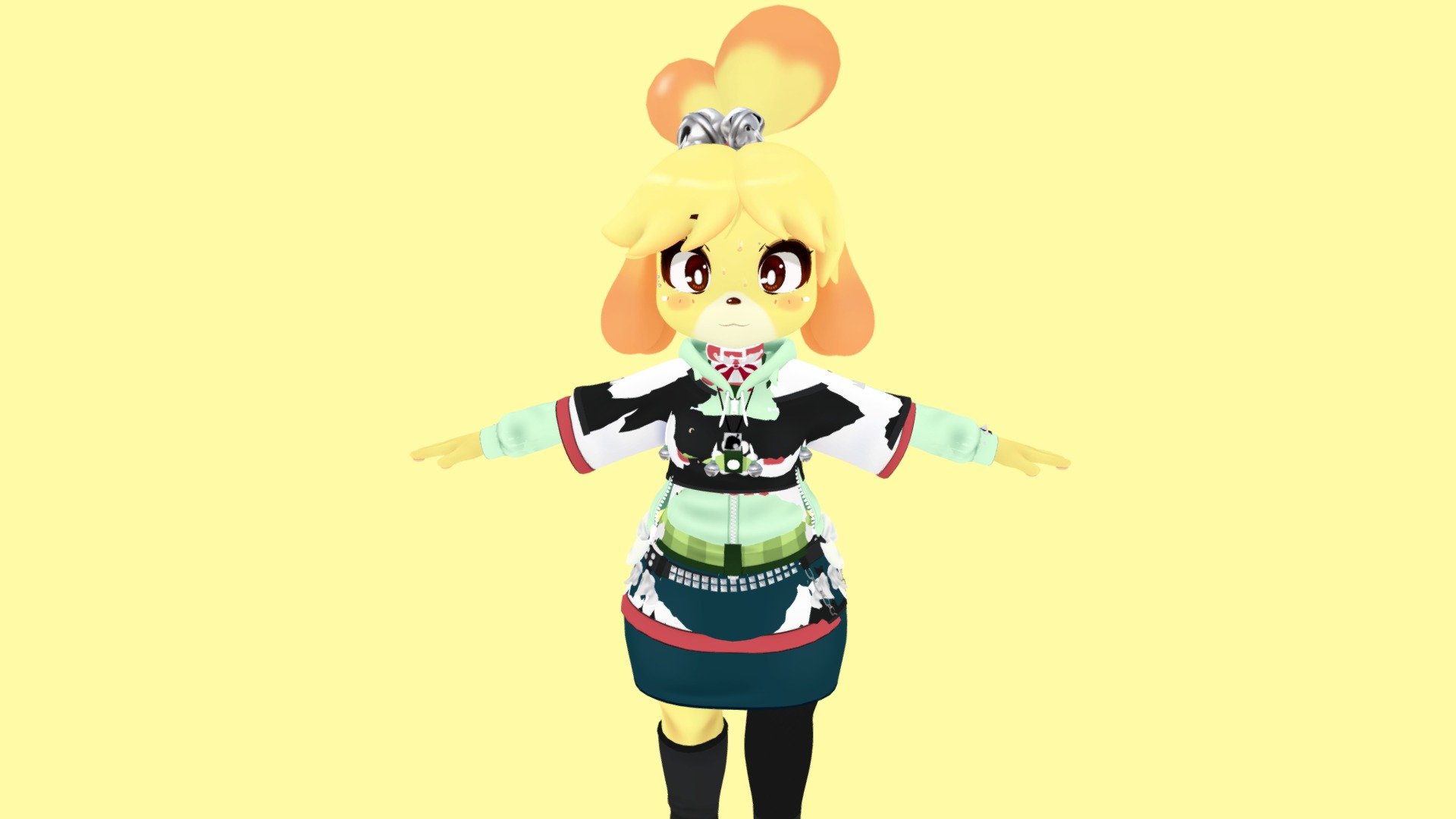Isabelle @RaulBP87 version vrchat - Download Free 3D model by Meme ...