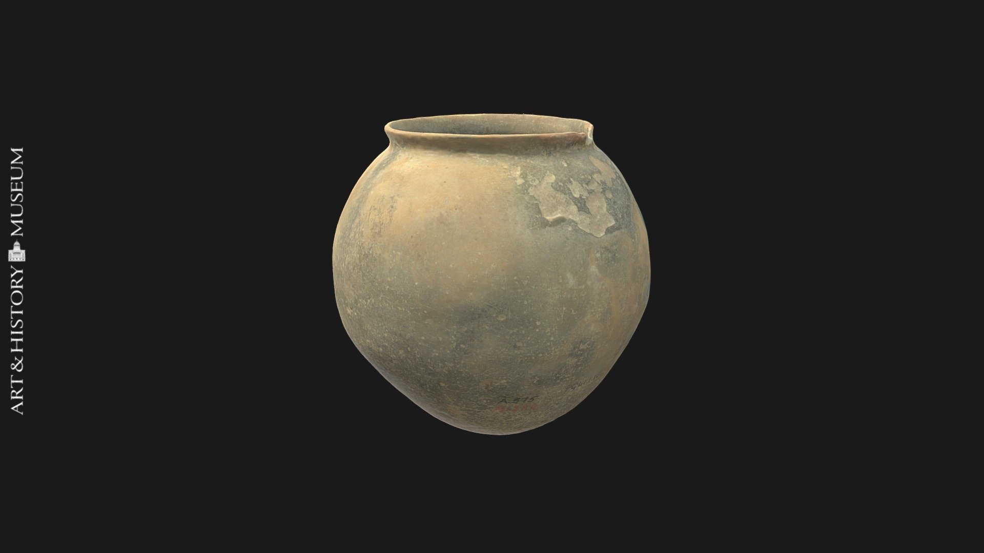 Egg-shaped pot with small opening & flaring rim - Download Free 3D ...