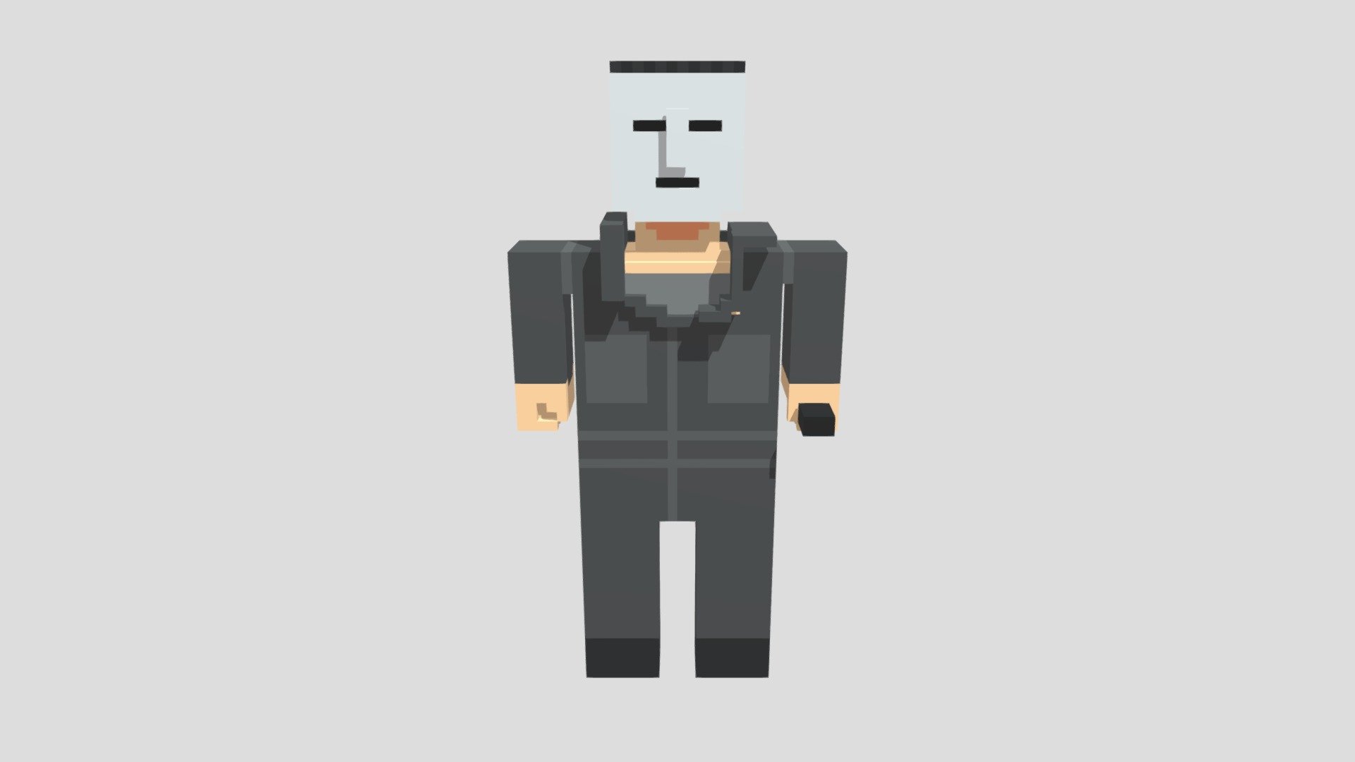 Michael Myers pixel - Download Free 3D model by thereedbas [531565a ...