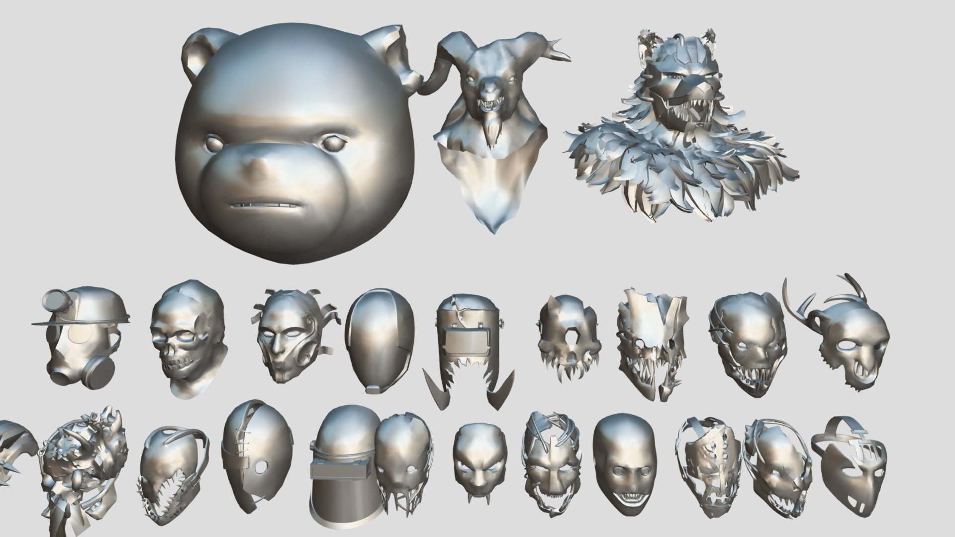 dbd Masks Trapper - Download Free 3D model by horror (@horror-1 ...