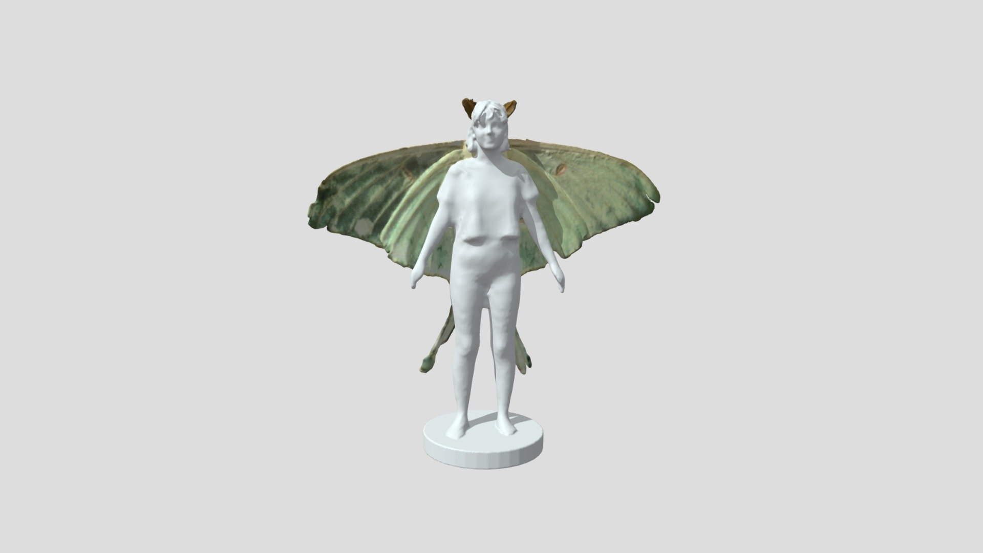 Moth Woman (VCU_3D_7548) - 3D model by Virtual Curation Lab ...