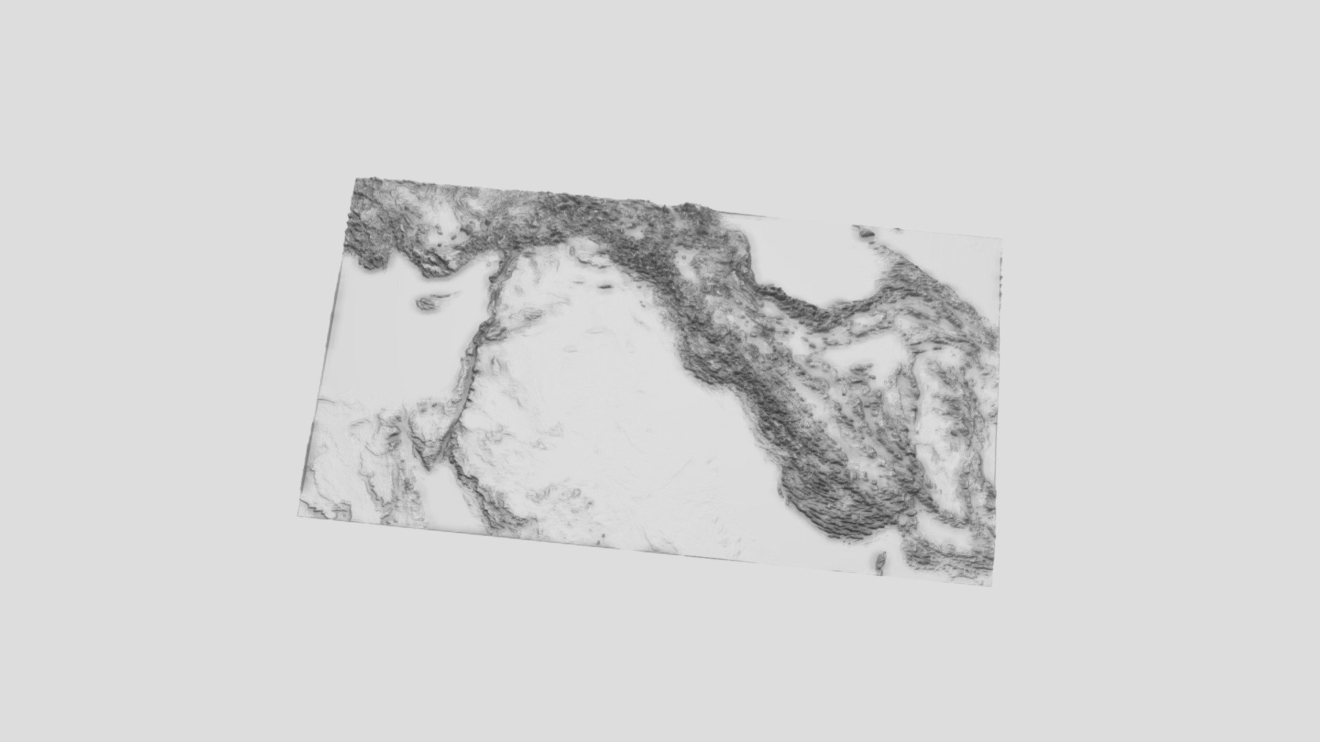 Mid East 3d Map.fbx_ Scene - Download Free 3D model by phamsondetector ...
