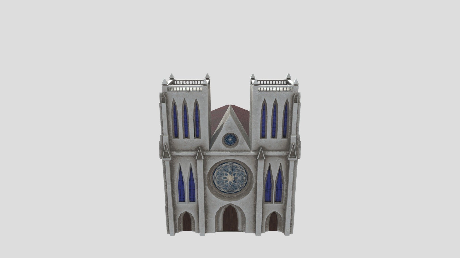 Neo-gothic Church - 3D model by TeundeVries [5316ecc] - Sketchfab