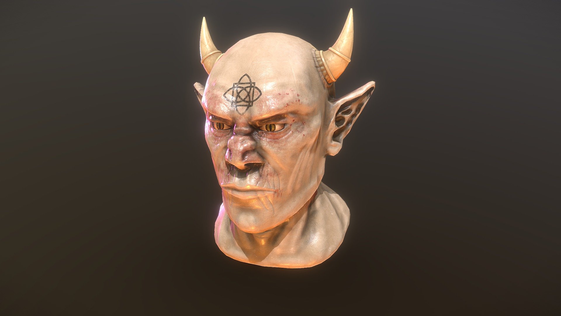head_low_poly - Download Free 3D model by wojciechmiedziocha [531be0b ...