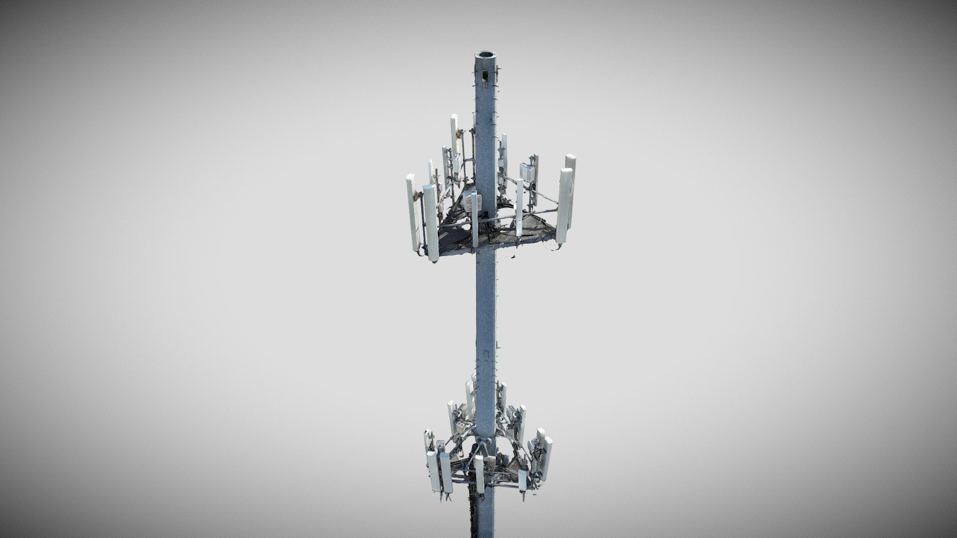 Cell Tower - 3D model by Aerial Media & Data (@aerialmd) [531d685] - Sketchfab