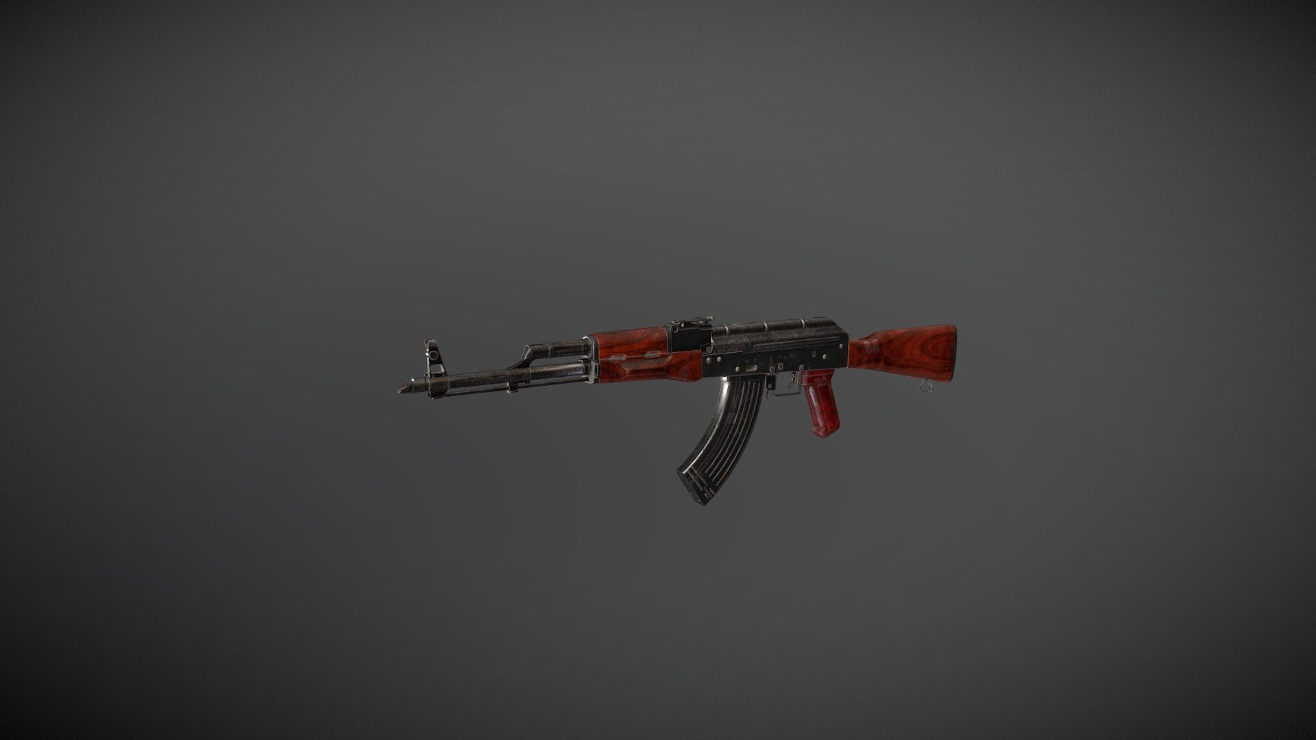 AK-47 Type3-A GAME ASSET PBR - 3D model by vitorsaito [531d6d6] - Sketchfab