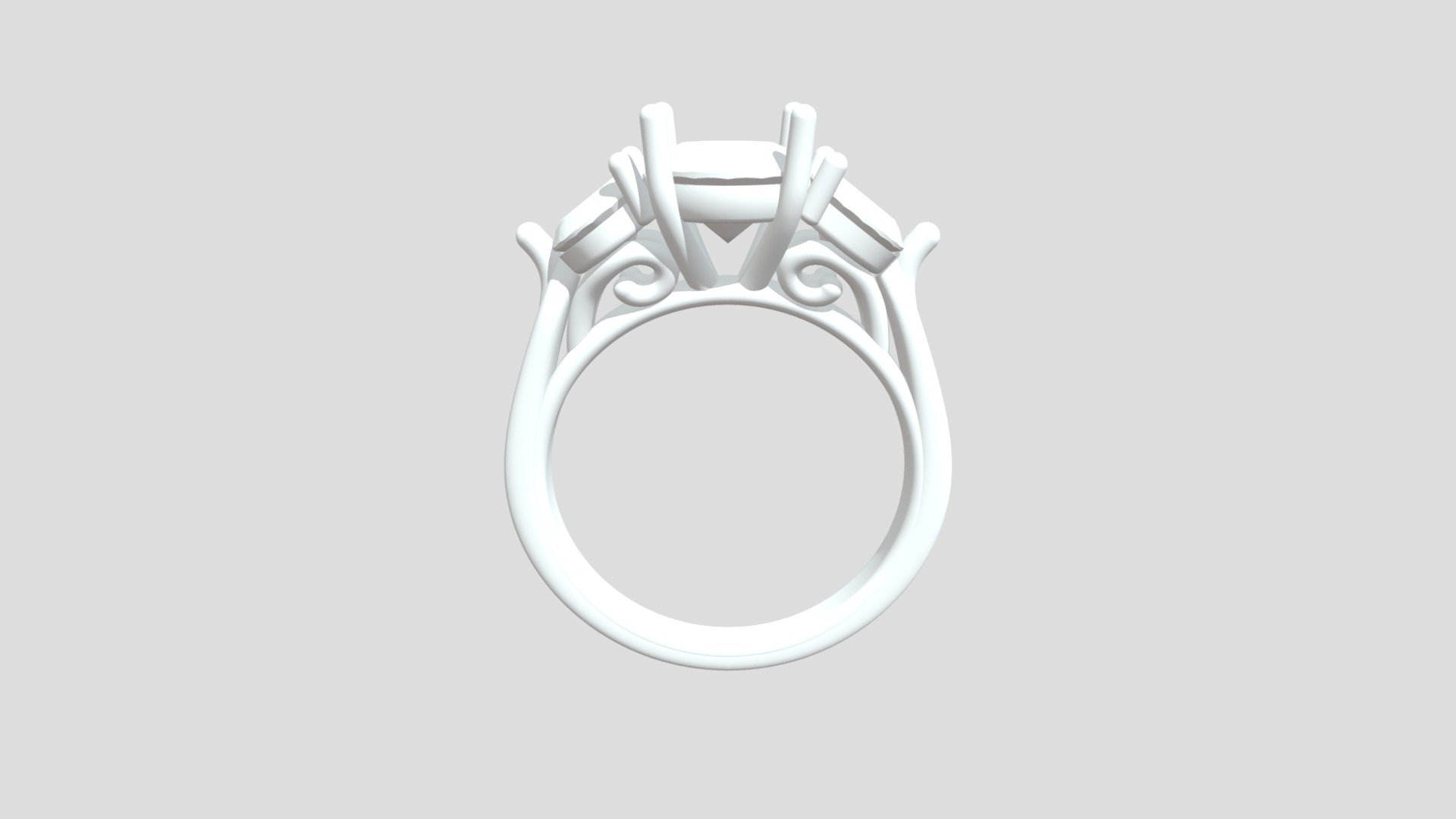 M25.05.20_R6_round6.9_3stone - 3D model by jeweller [531da89] - Sketchfab