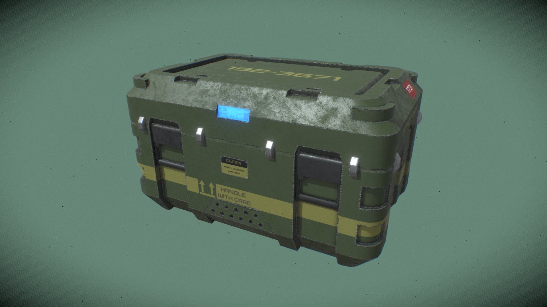 Sci-Fi Military case - 3D model by Nik_0 [531f62d] - Sketchfab