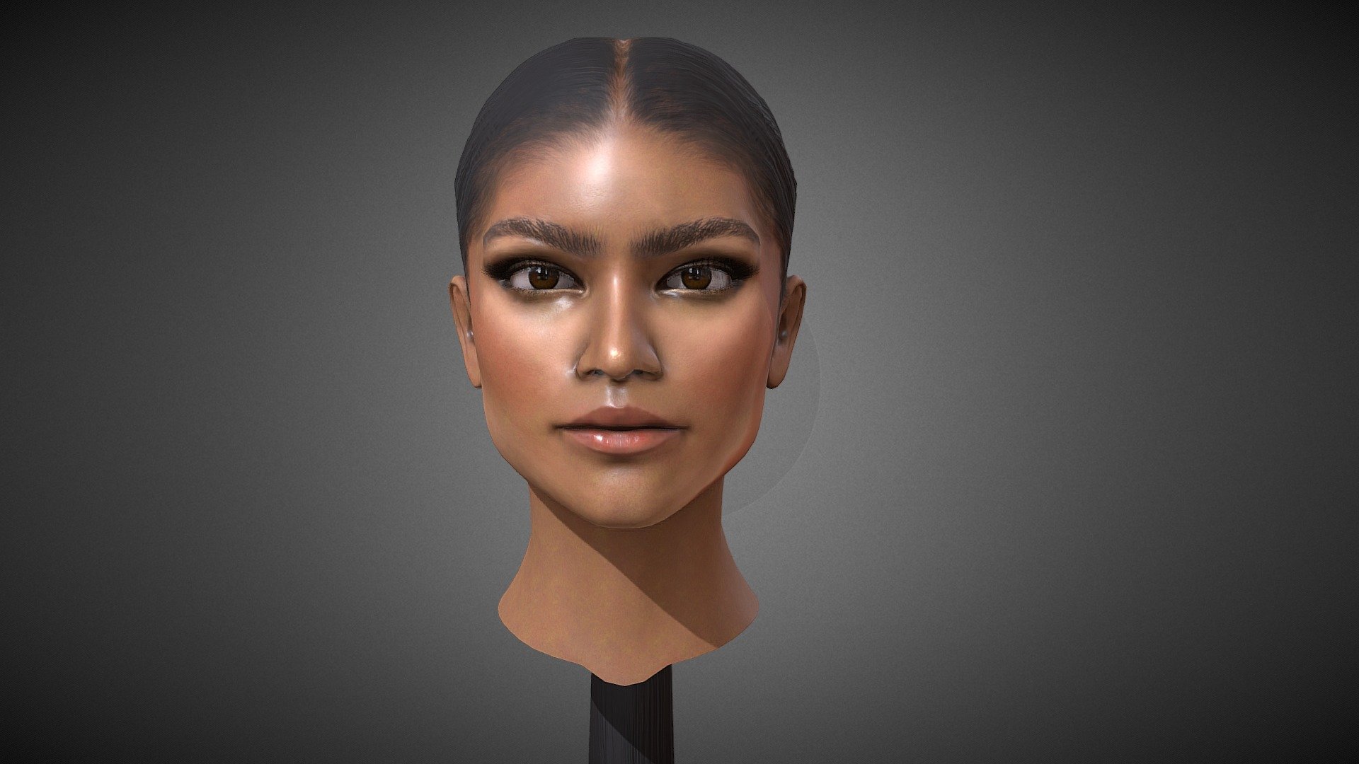 Zendaya_ Bust (Practice) - 3D model by Daijah.Mitchell [531ff37 ...