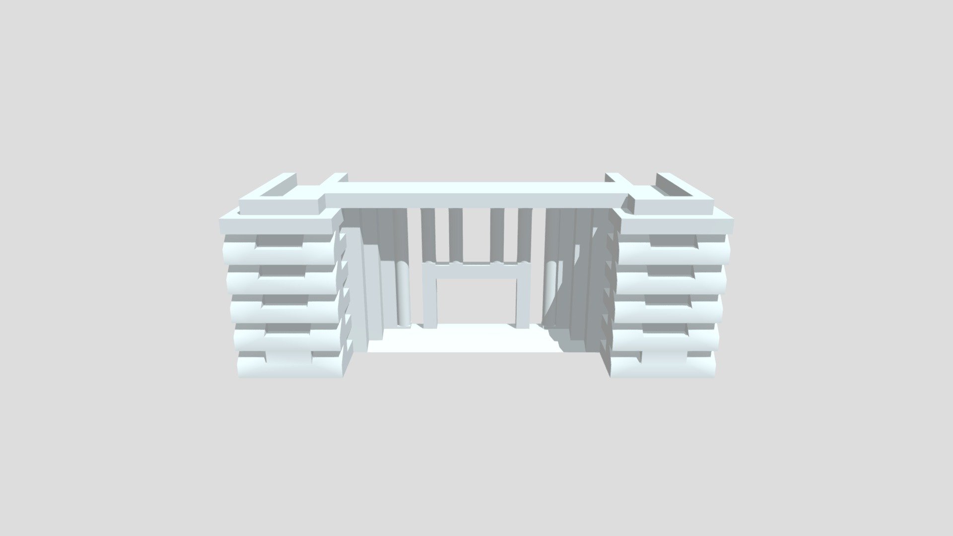 Castle Main Gate - Download Free 3D model by fireresist2 [53218f0 ...