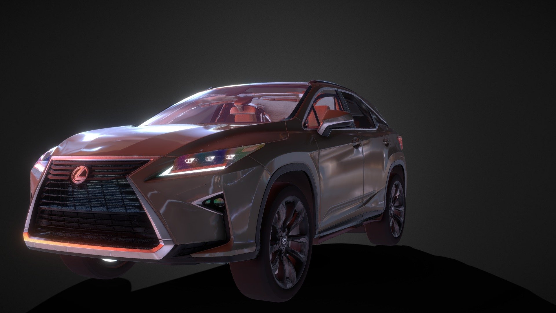 Lexus RX 2019 - 3D model by Armp studios (@Armpstudio) [53229c2 ...