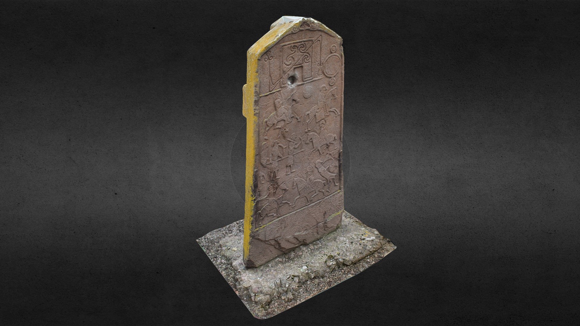 Aberlemno 2 - The Kirkyard stone - Buy Royalty Free 3D model by Liam ...