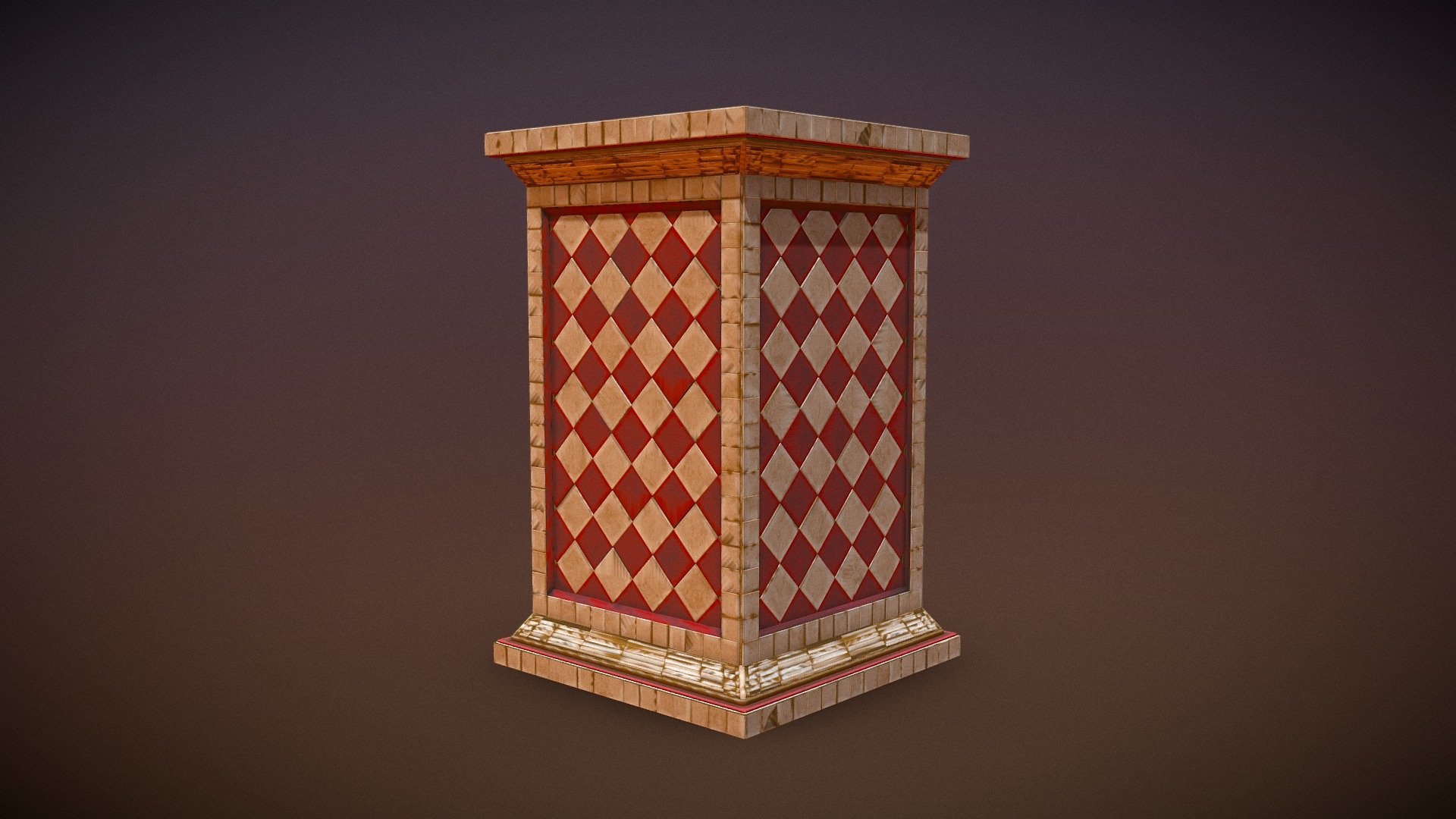 Square Column - Buy Royalty Free 3D model by Leandro Nicolas (@LeandroN ...