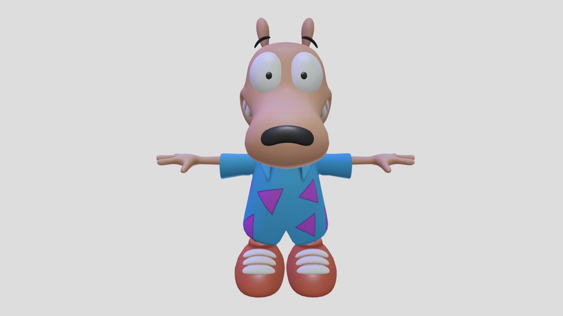 Nickelodeon All-Star Brawl 2 - Rocko - Download Free 3D model by SMF ...