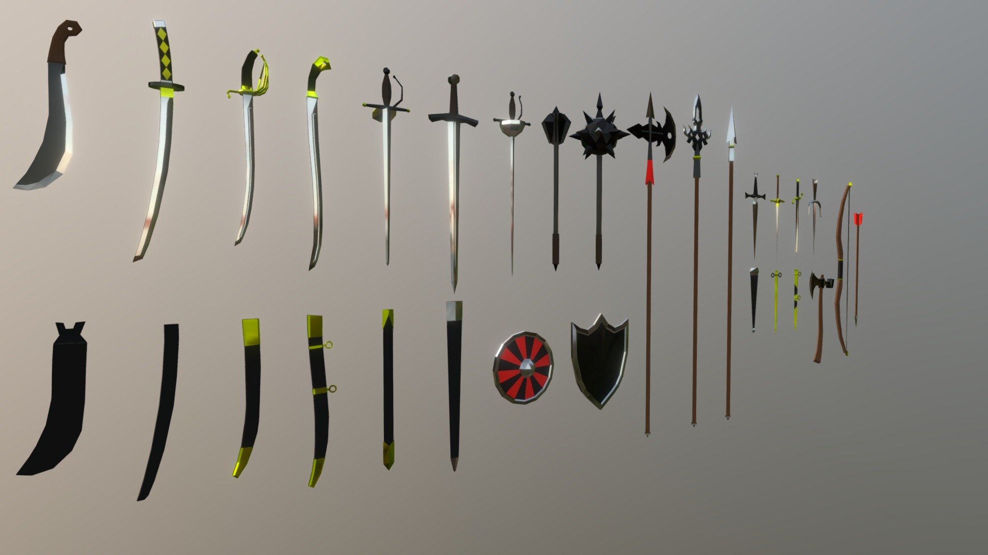 low-poly weapons - Buy Royalty Free 3D model by Mr.MaroonMoon ...