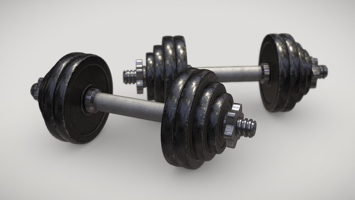 Dumbbell 3D models - Sketchfab