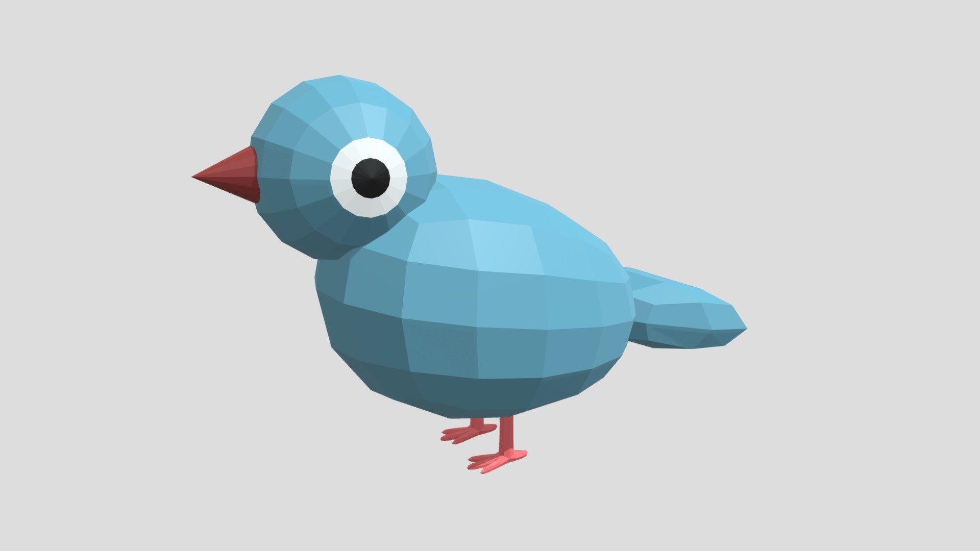Low Poly Cartoon Cute Bird - Buy Royalty Free 3D model by Philip Storm ...